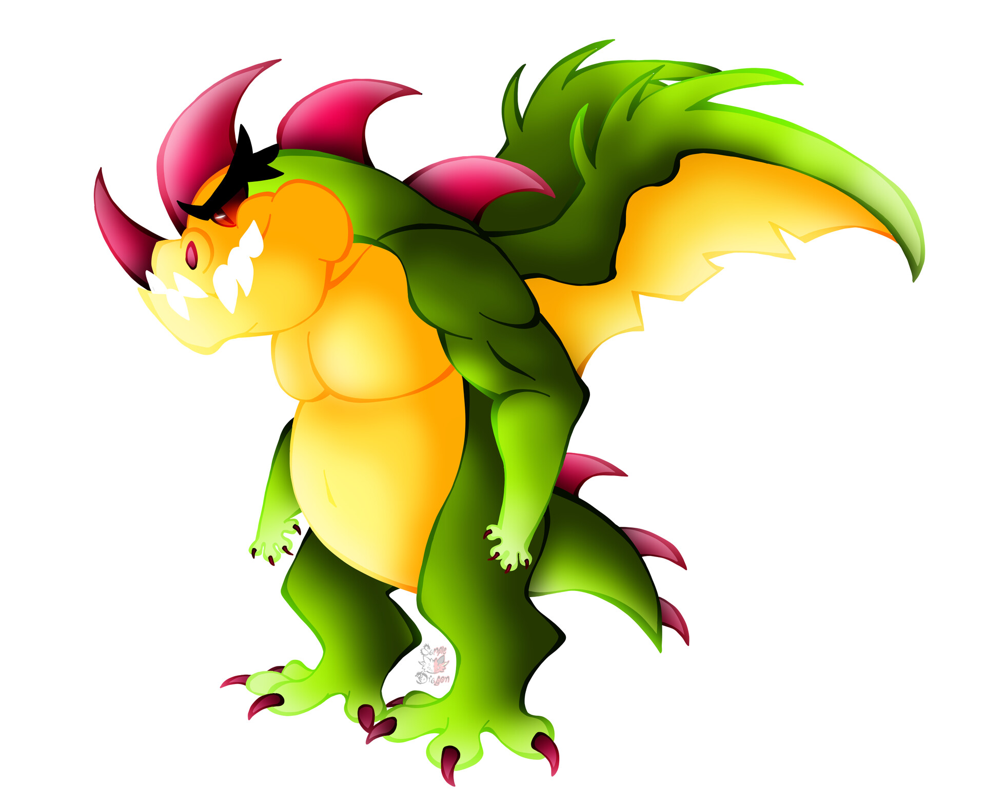 ArtStation - Chunky Derg Coloring Page Free2Use