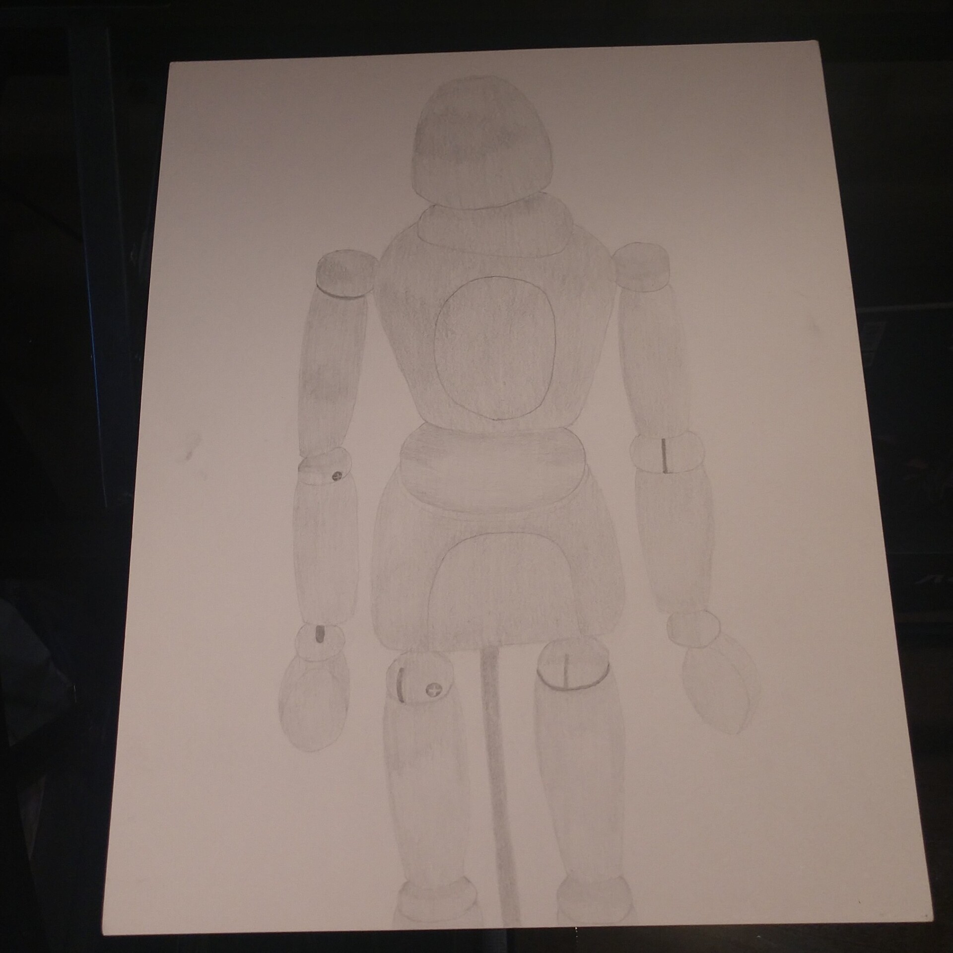 ArtStation - Drawing 1 class - Wooden Person