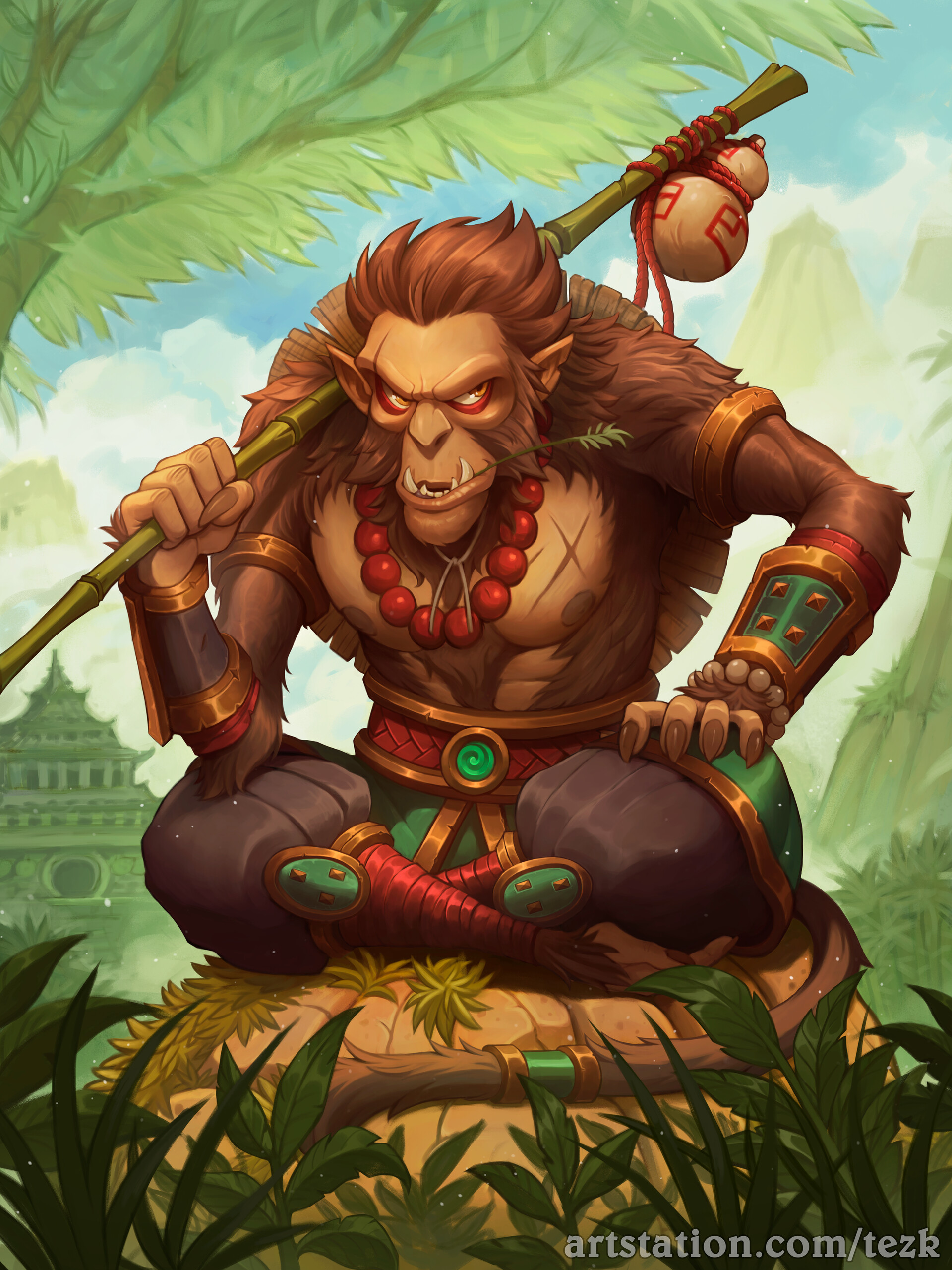ArtStation - Hozen Brewmaster - Hearthstone Fanart