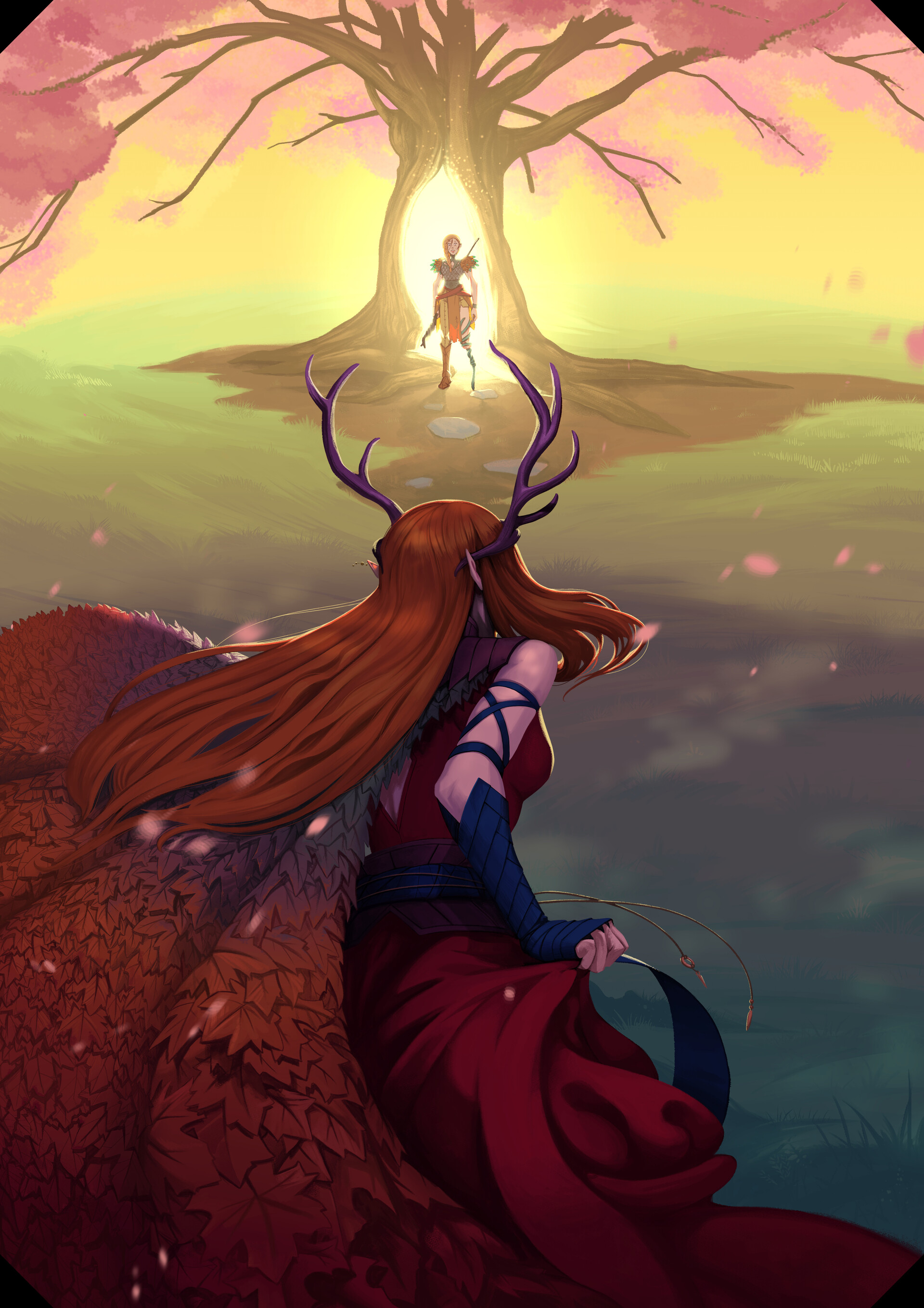 ArtStation - D&D Spell Card - Transport via Plants