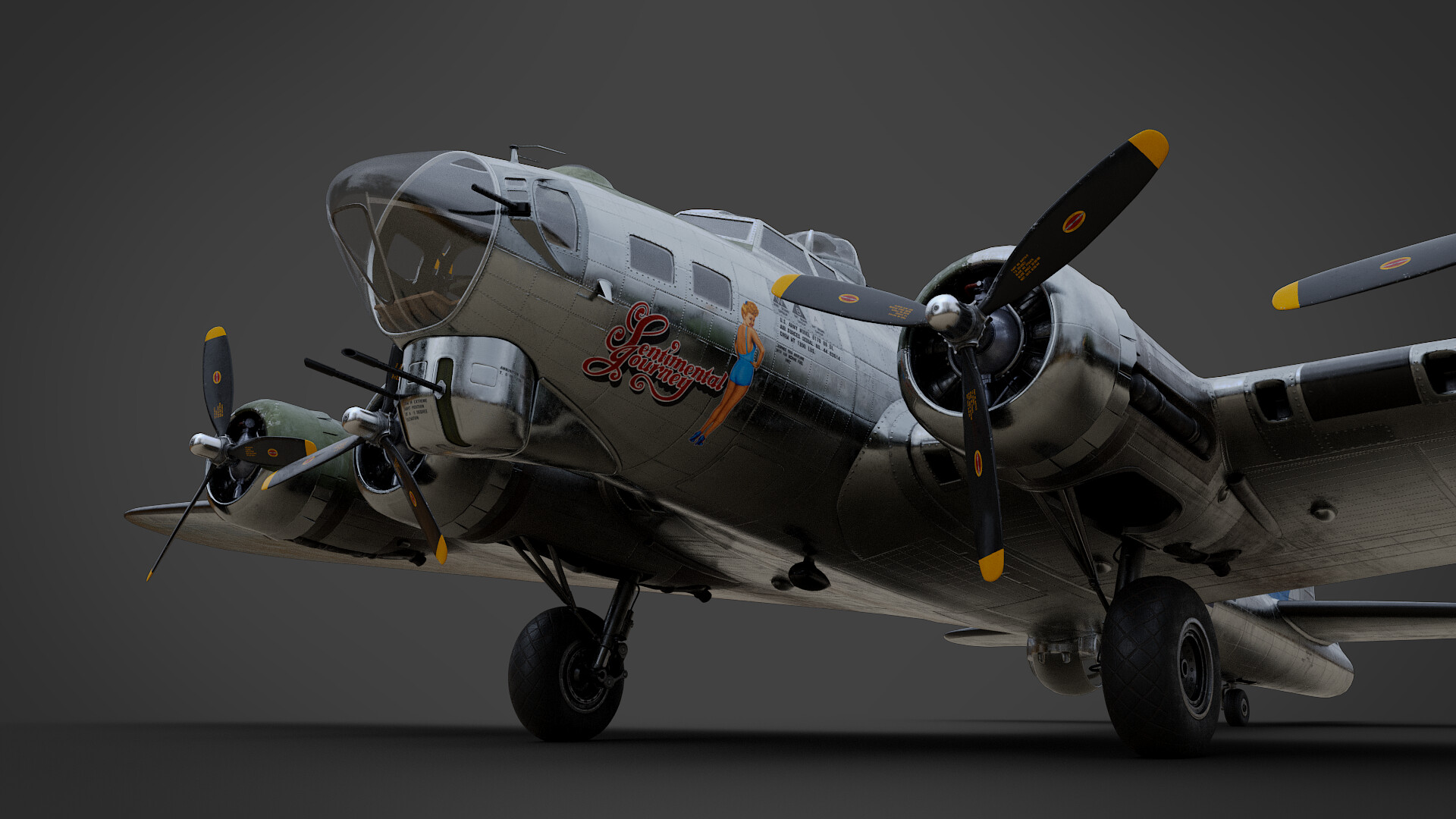 ArtStation - B-17 "Sentimental Journey"