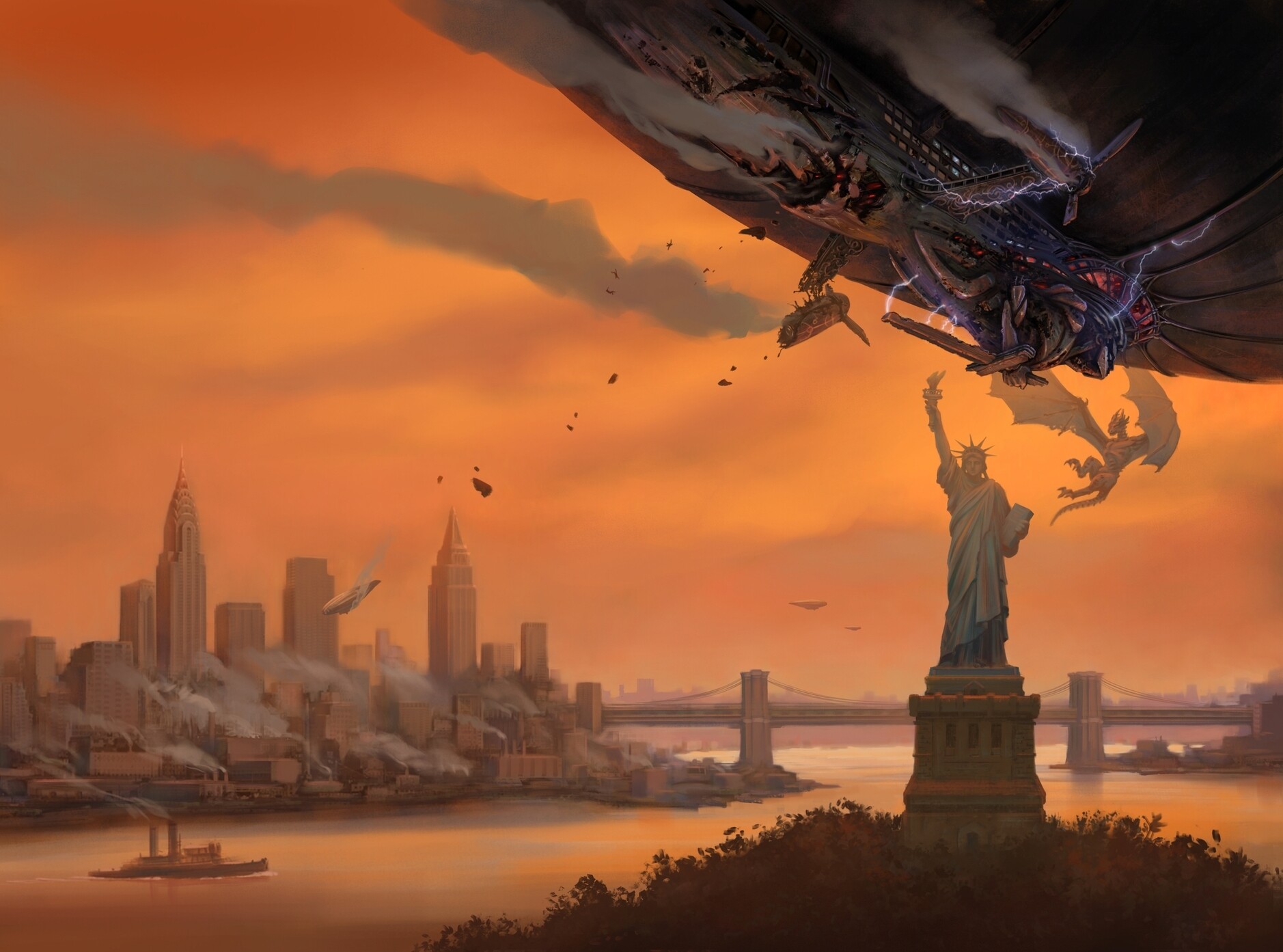 ArtStation - Dieselpunk - book covers