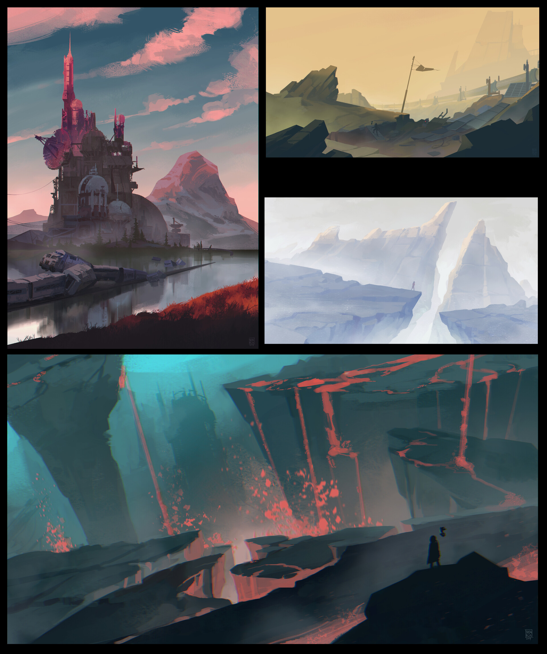 ArtStation - Sci-Fi planets concept #2