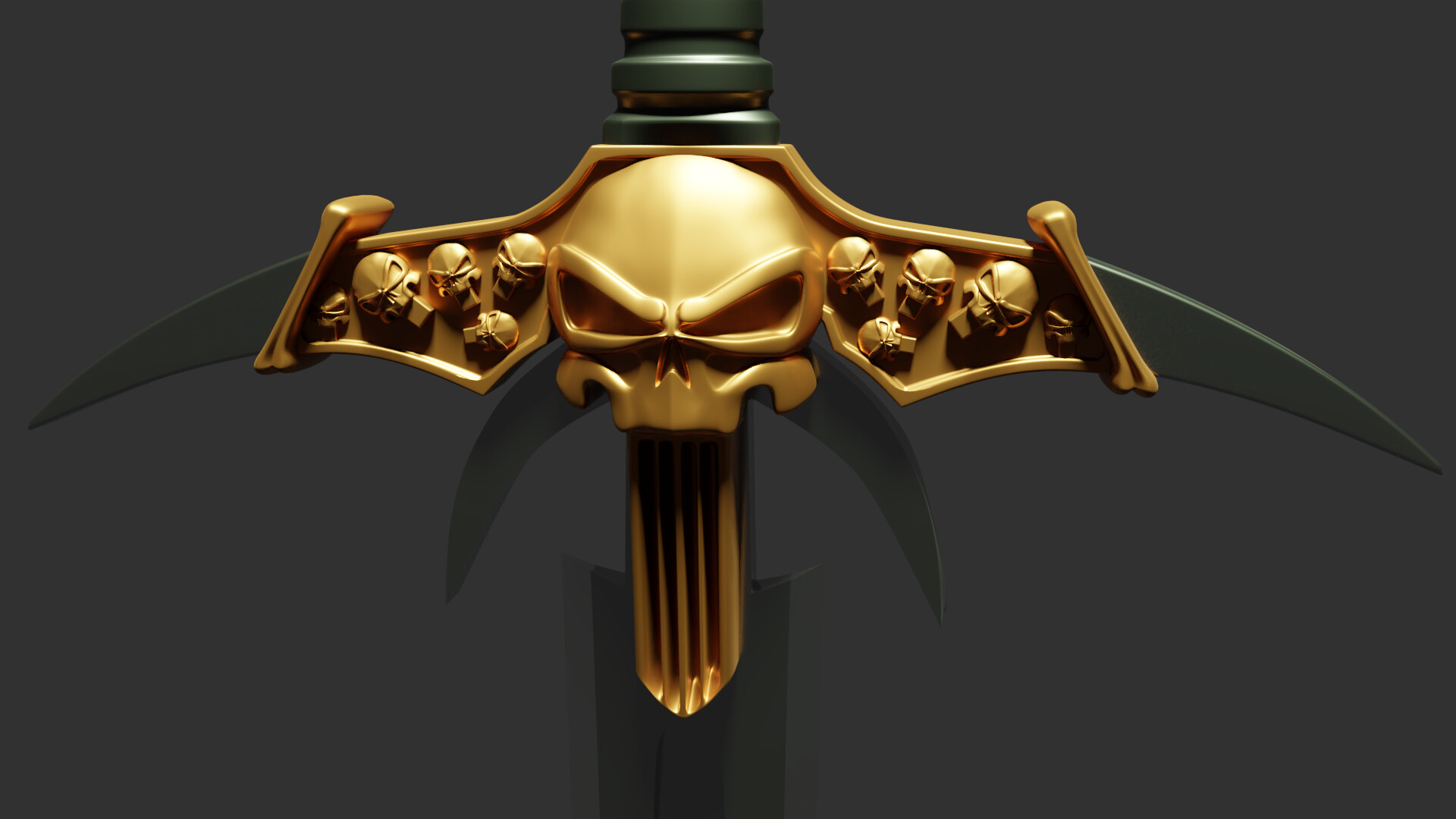 Randy Healon - Screaming Skull Longsword