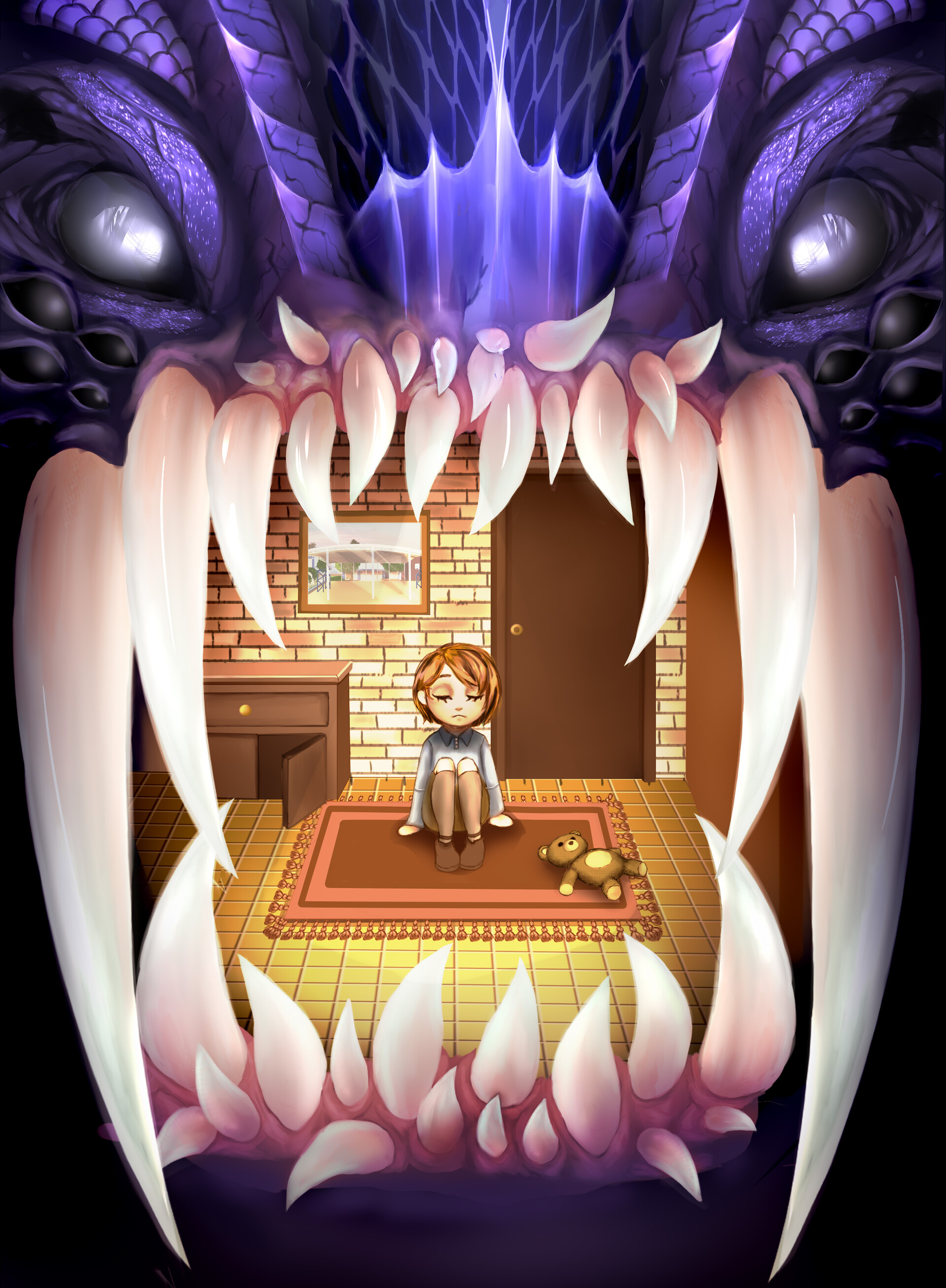 ArtStation - Monster house