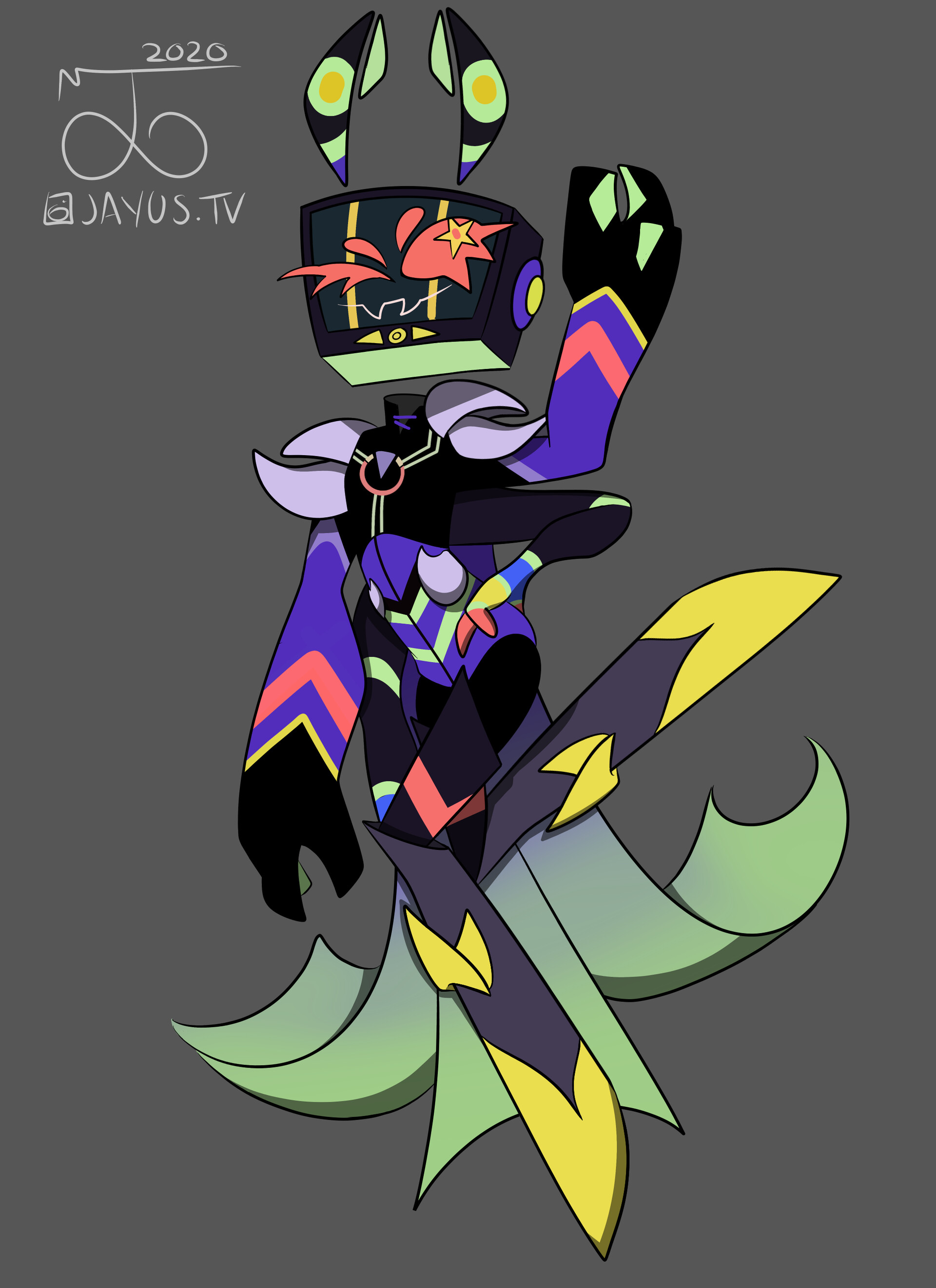 ArtStation - Neon TV | Hire