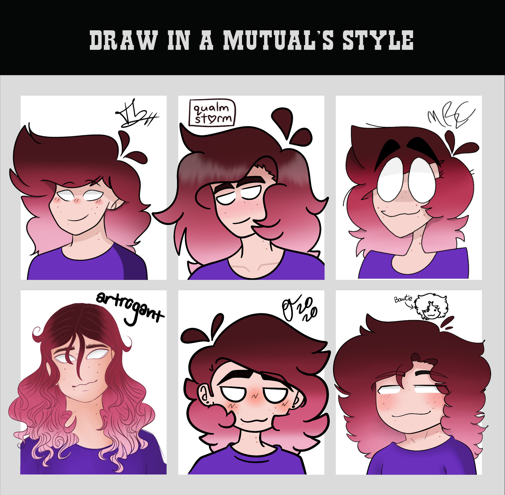 ArtStation - Draw in a Mutual's Style | Hobby