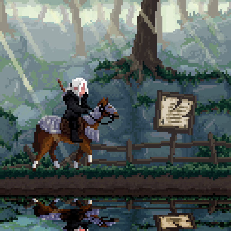 Admurin - Geralt and Roach