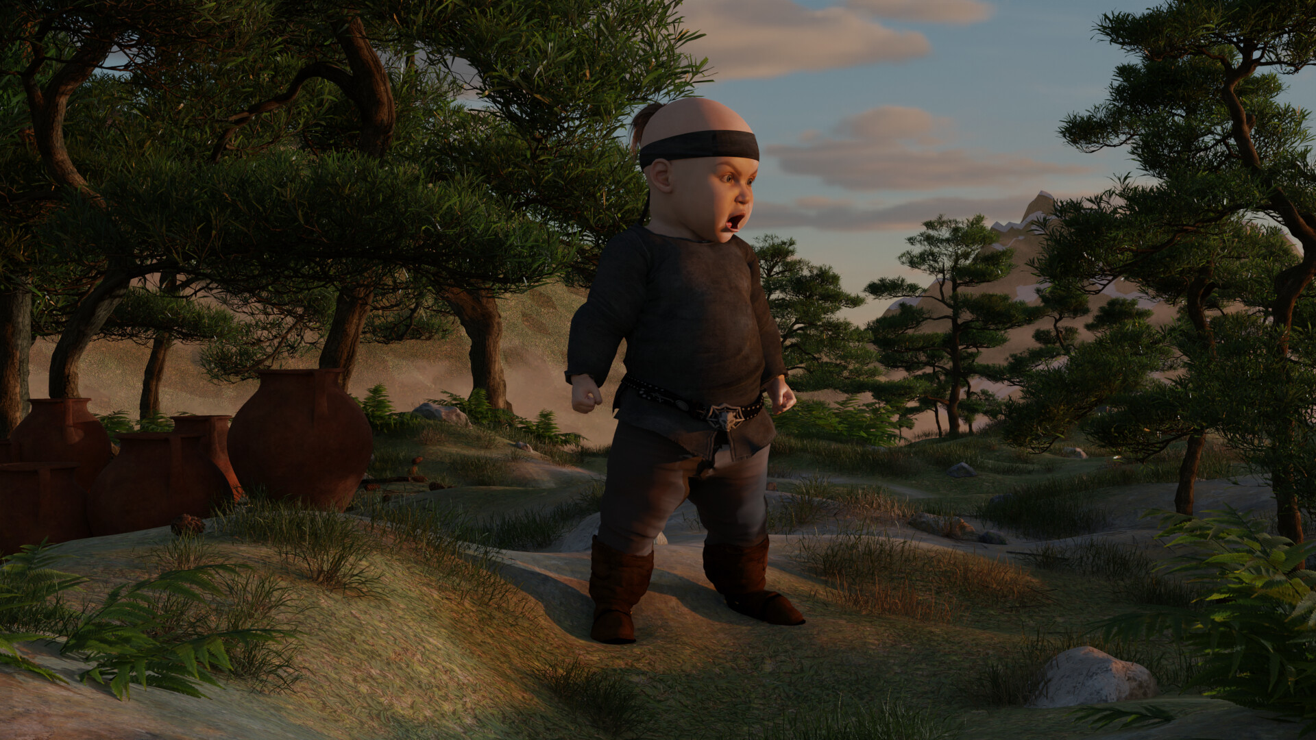 ArtStation - Ninja Baby