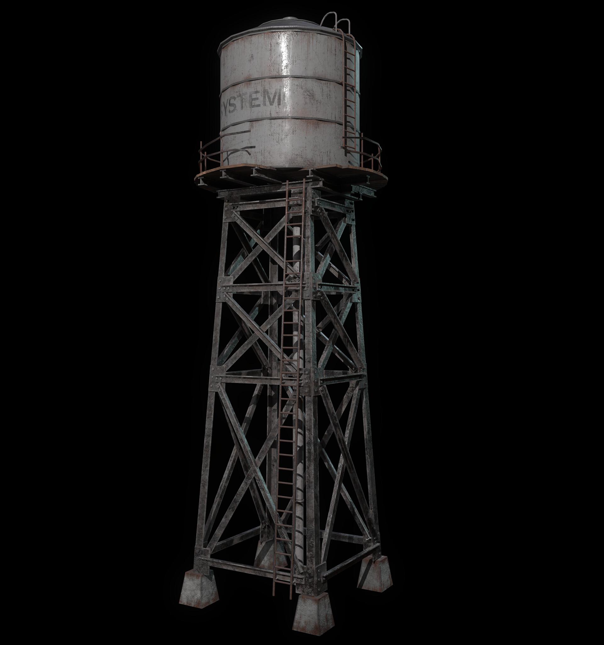 ArtStation - Water Tank Game Modeling