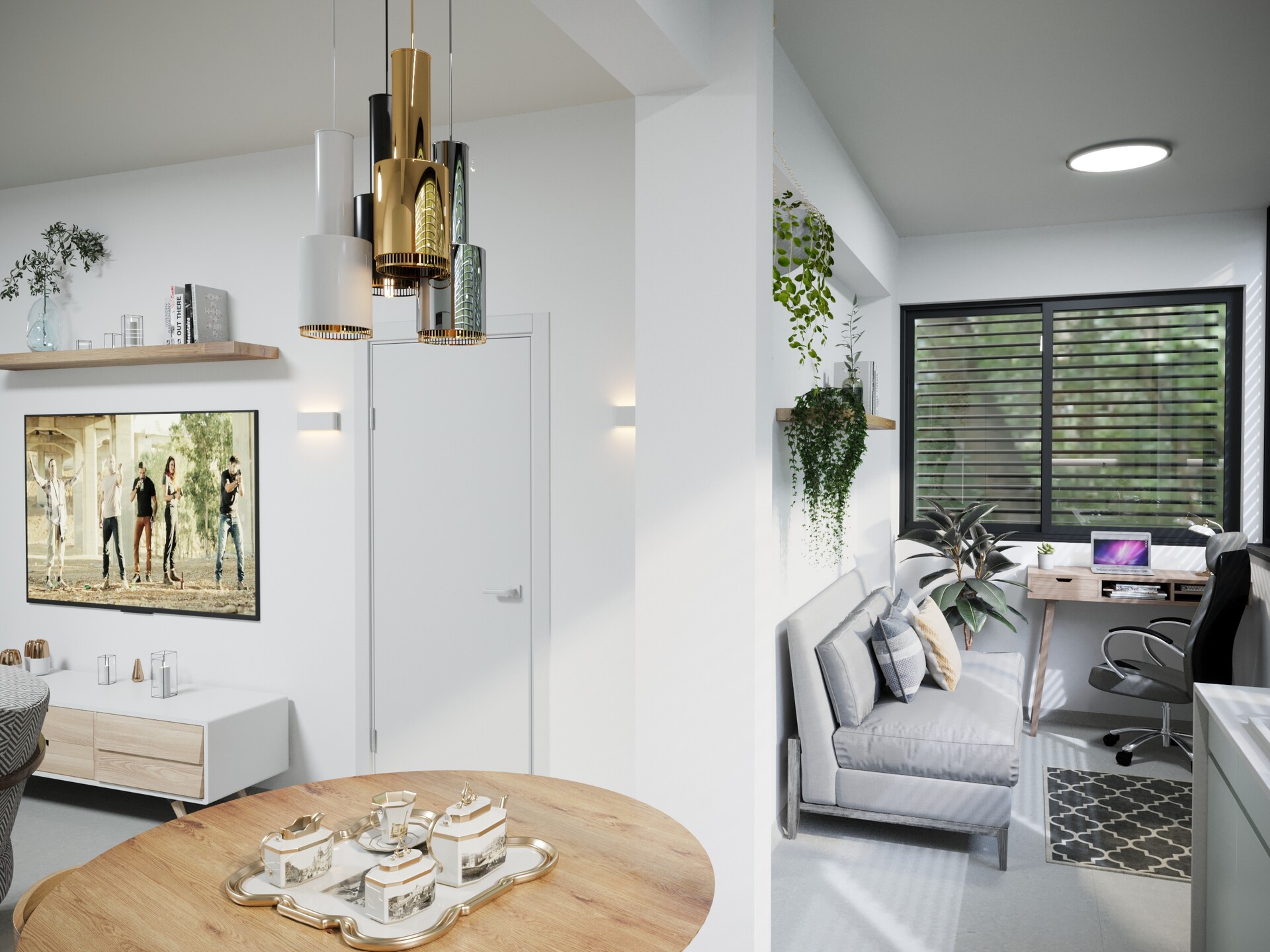 ArtStation - Modern apartment visualization