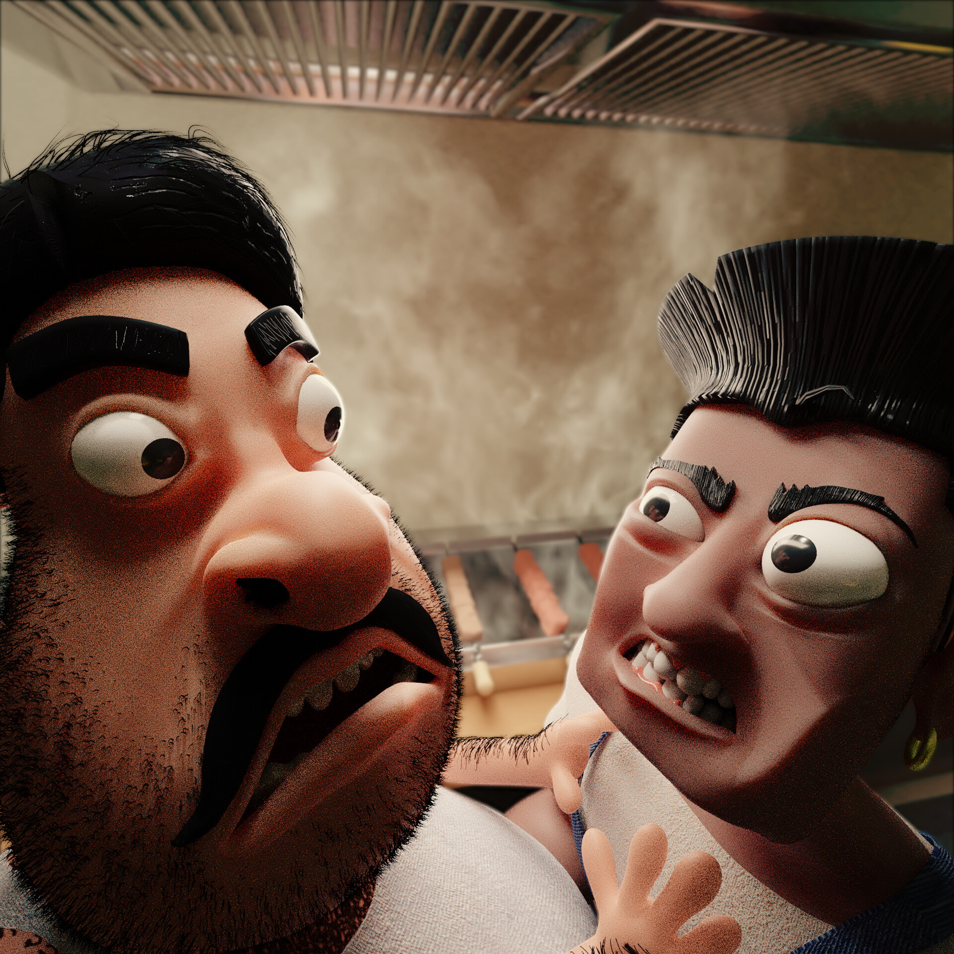 ArtStation - Savvis vs Punks Rendering Test