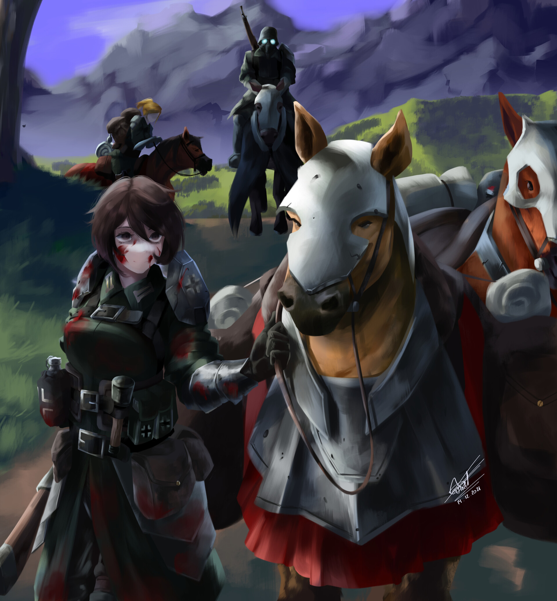 ArtStation - husar cavalry (oc draw)