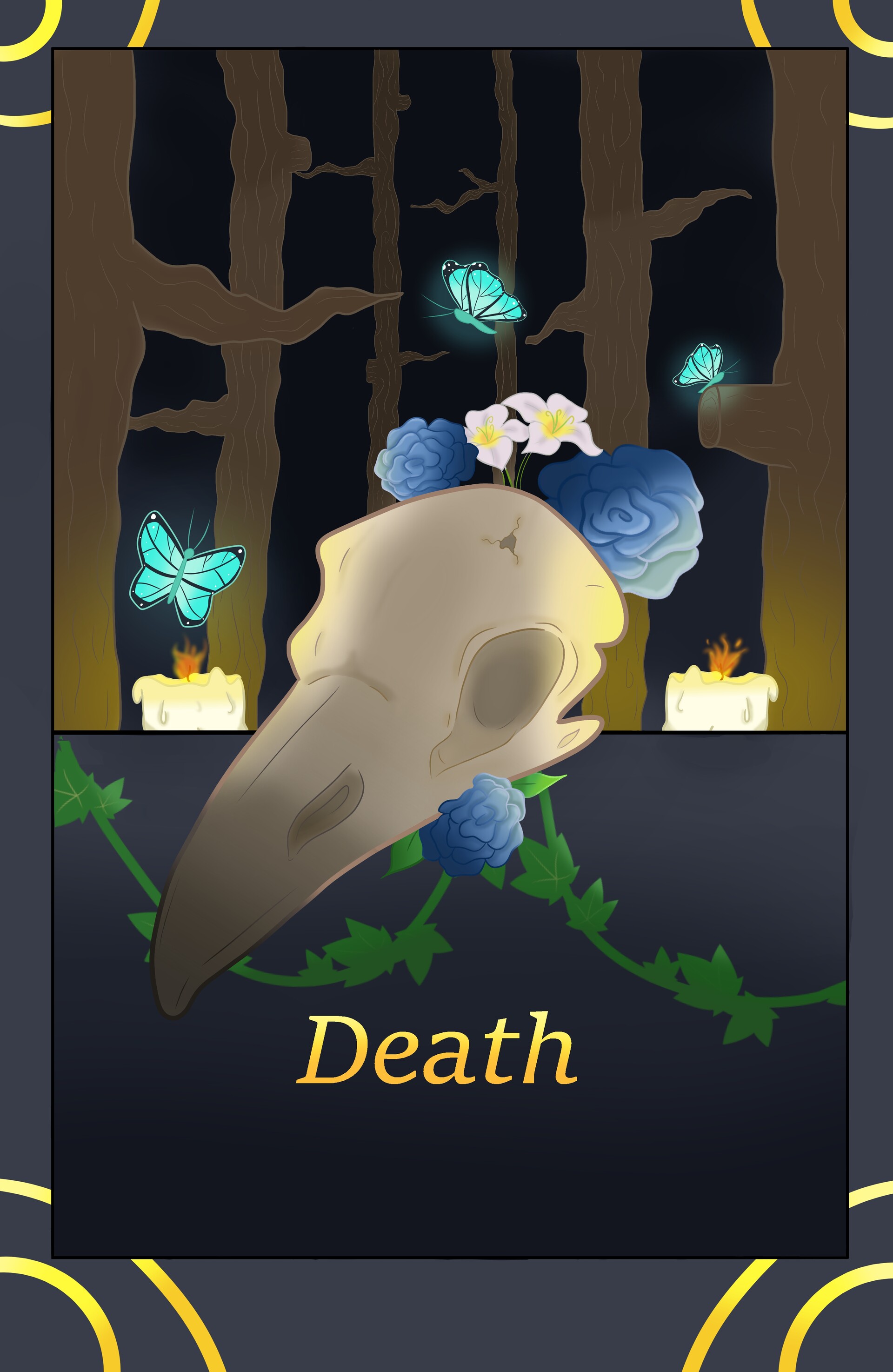 ArtStation - Death tarot card