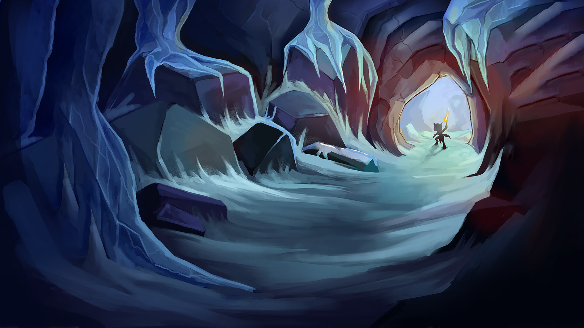 ArtStation - Ice Dungeon Enterance