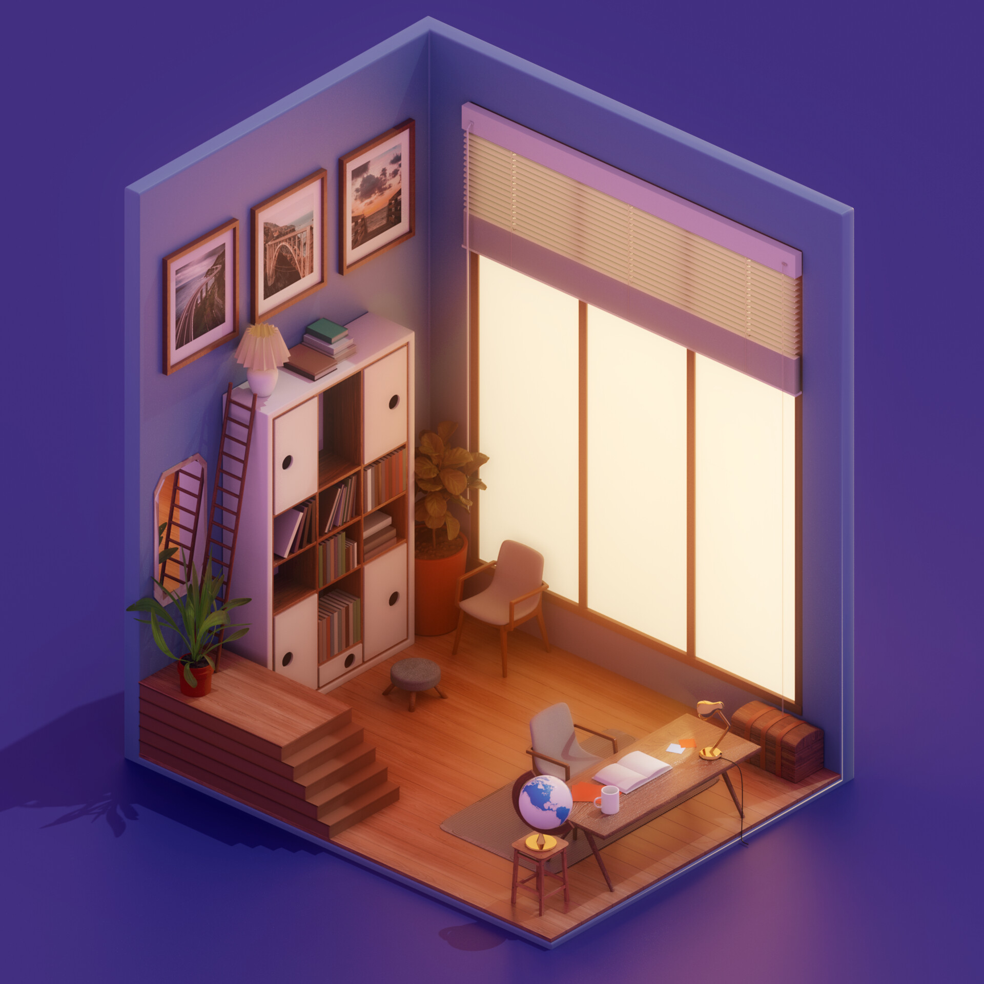 ArtStation - "Garden Window" by Plastic Pen