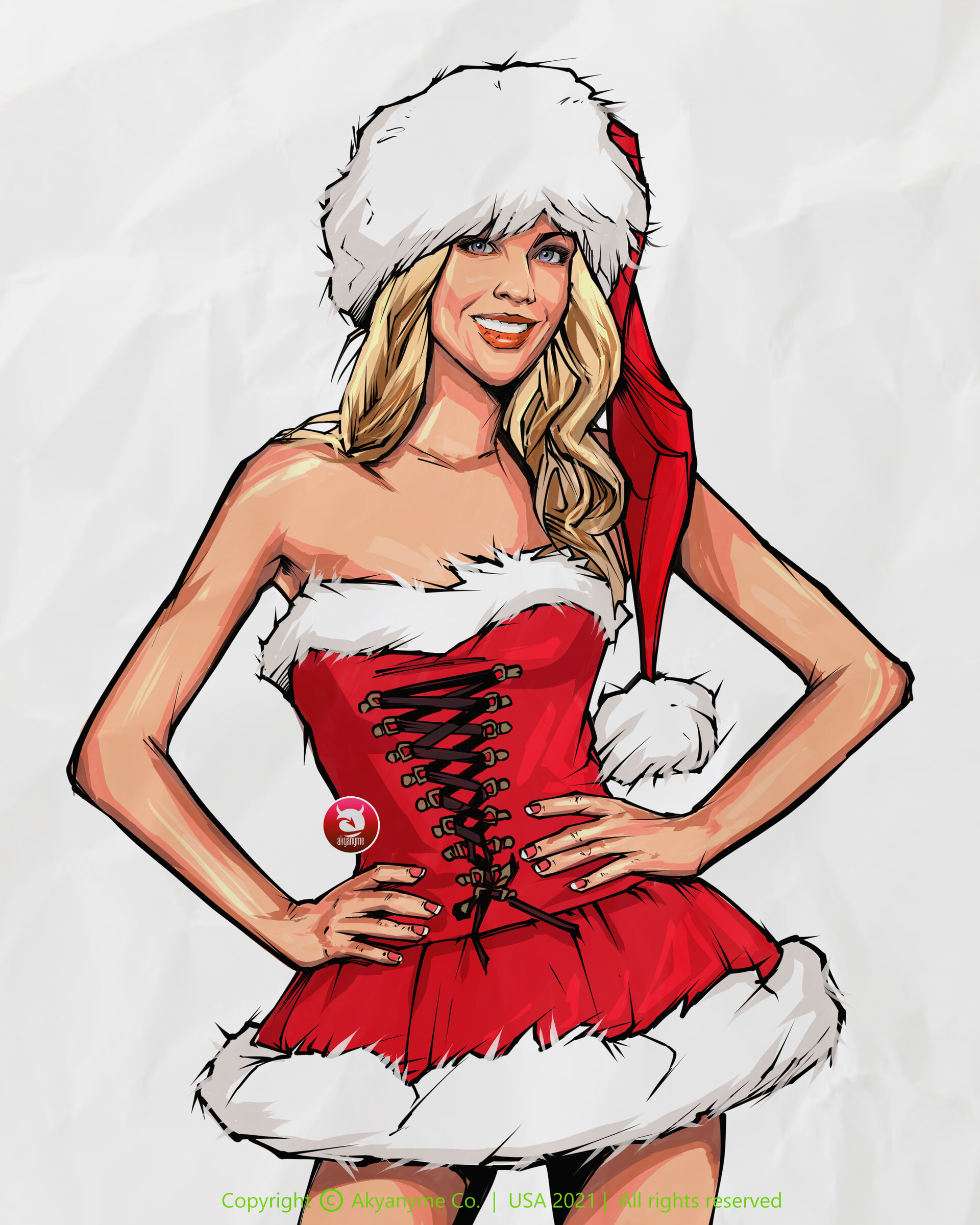 ArtStation - Lady Claus les desea una Feliz Navidad