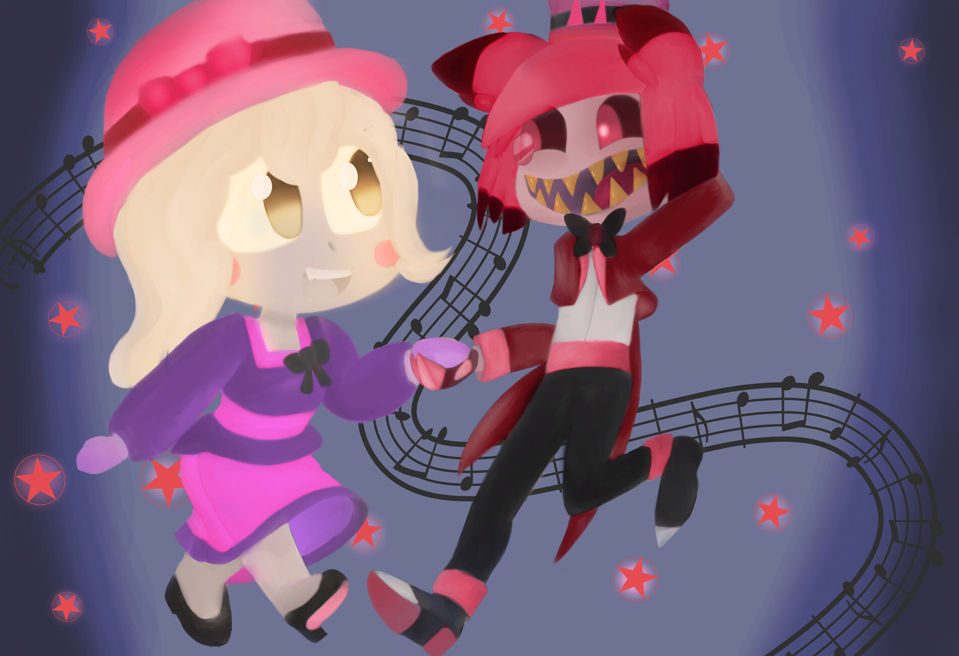 ArtStation - Alastor and Charlie (Hazbin Hotel)