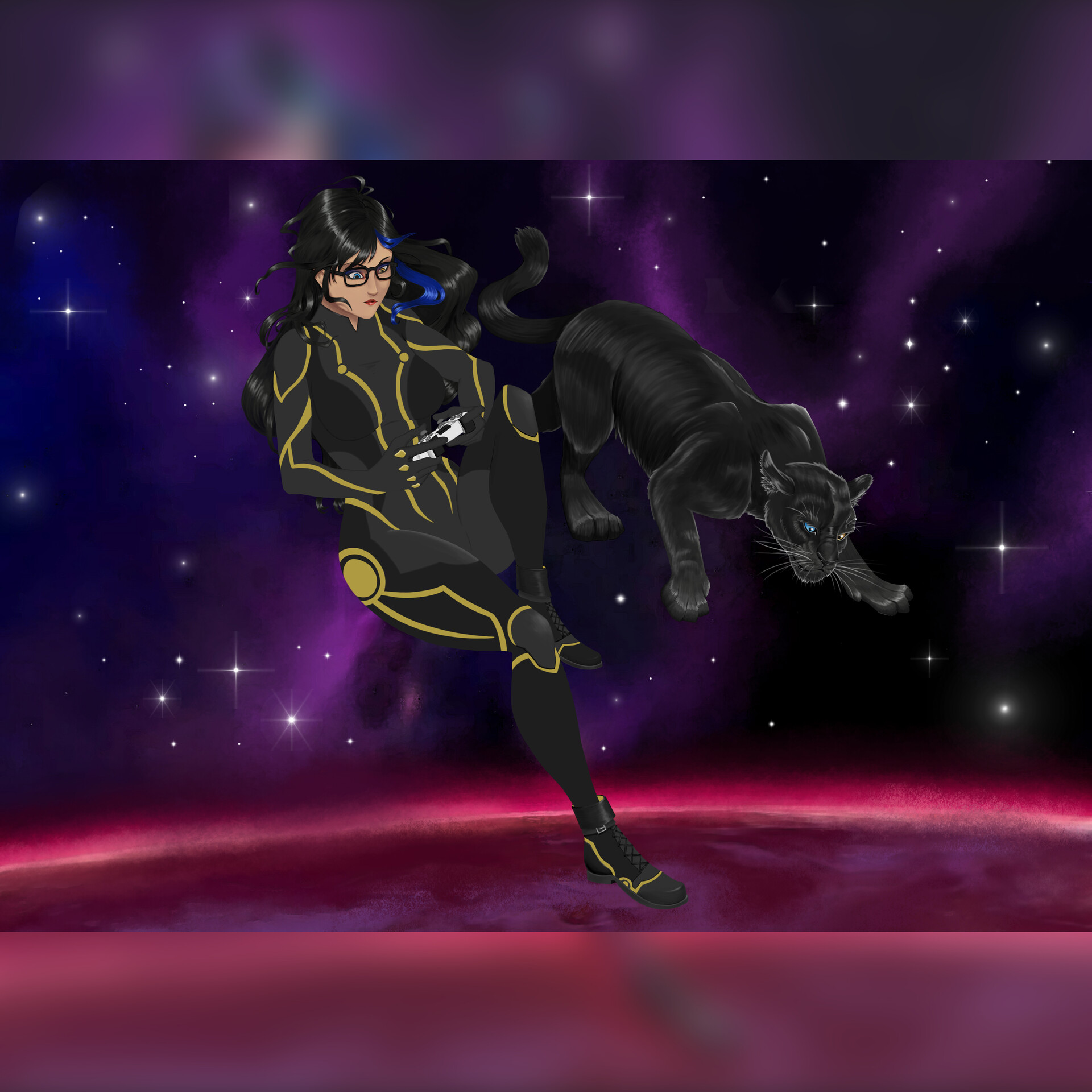 Bia Bock - Ileina - Twitch art