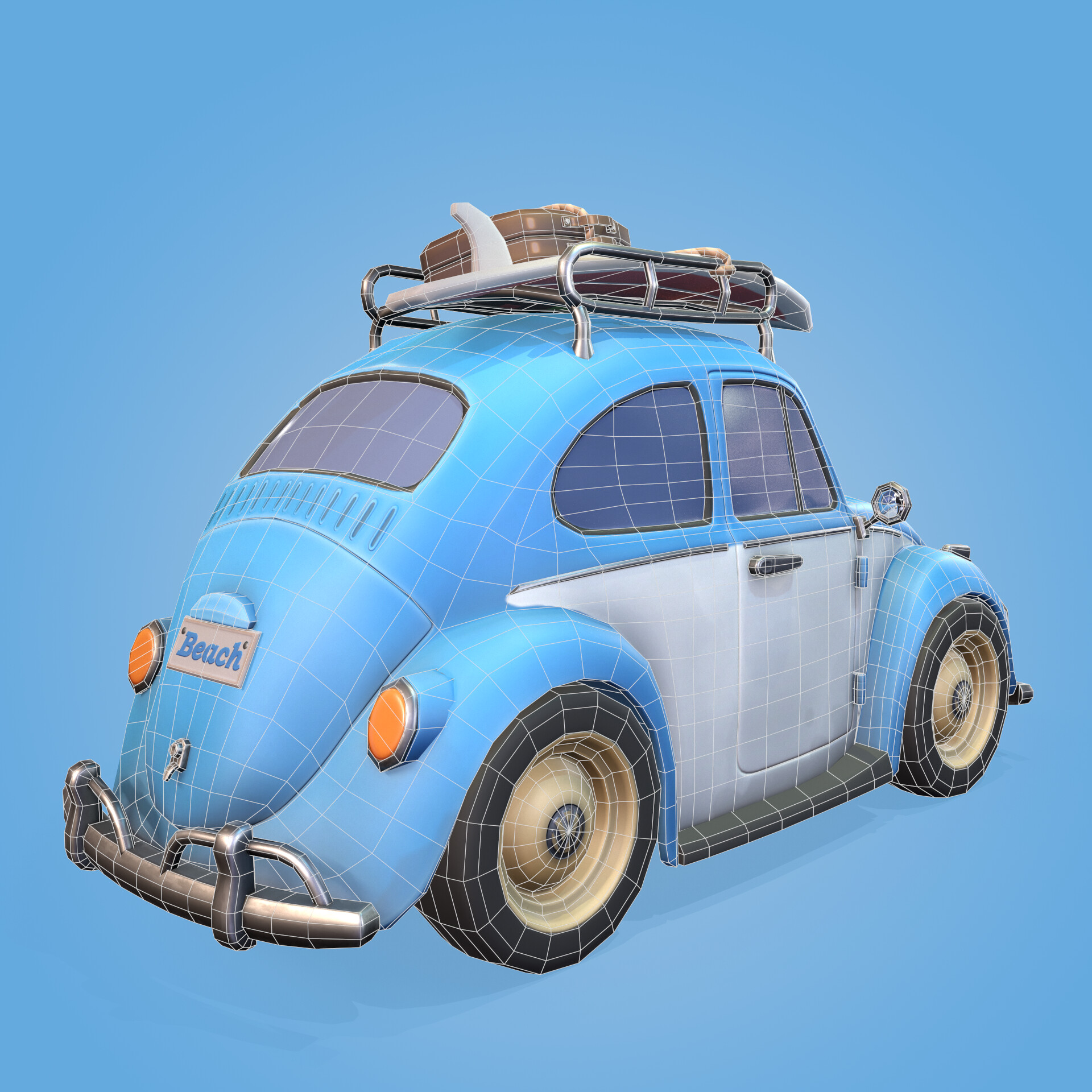 Natane Scarpi - Stylized VW Beetle