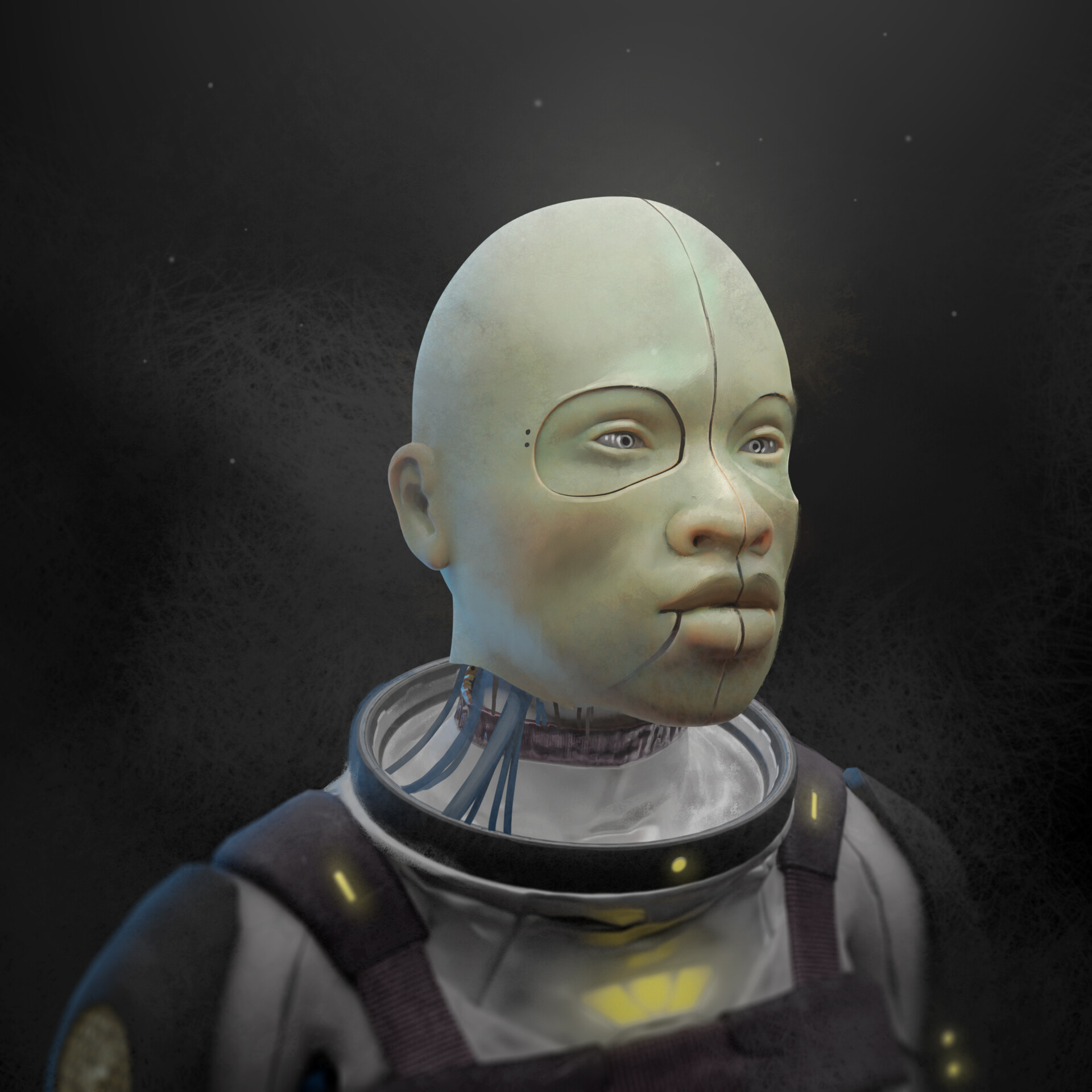 ArtStation - android portrait