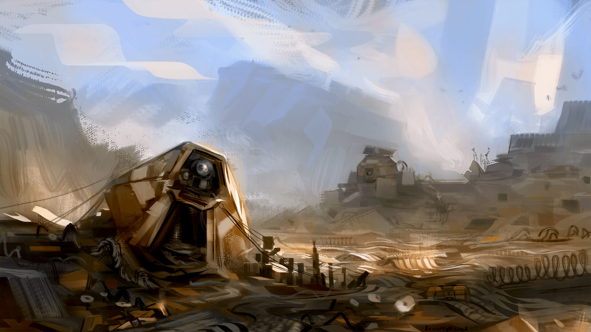 ArtStation - Borderlands - Junk Vistas