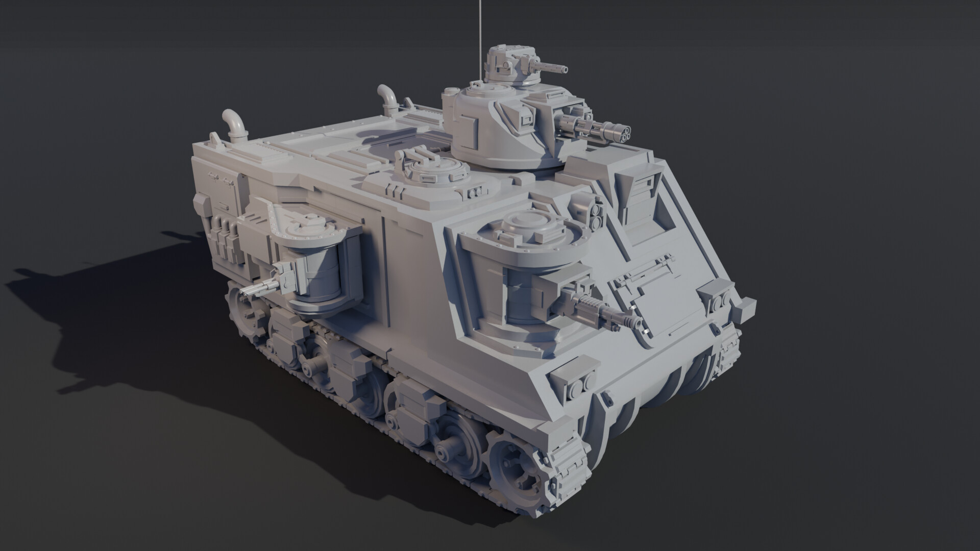 ArtStation - Custom "Ironhead" APC Print for the Astra Militarum