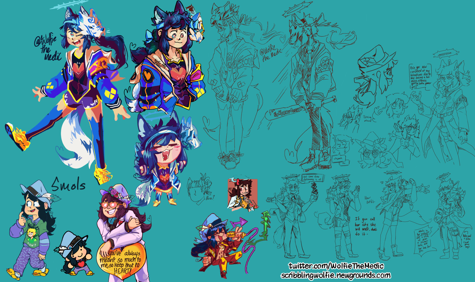 WolfieTheMedic - Wolfie's Mega-Collection References of Characters