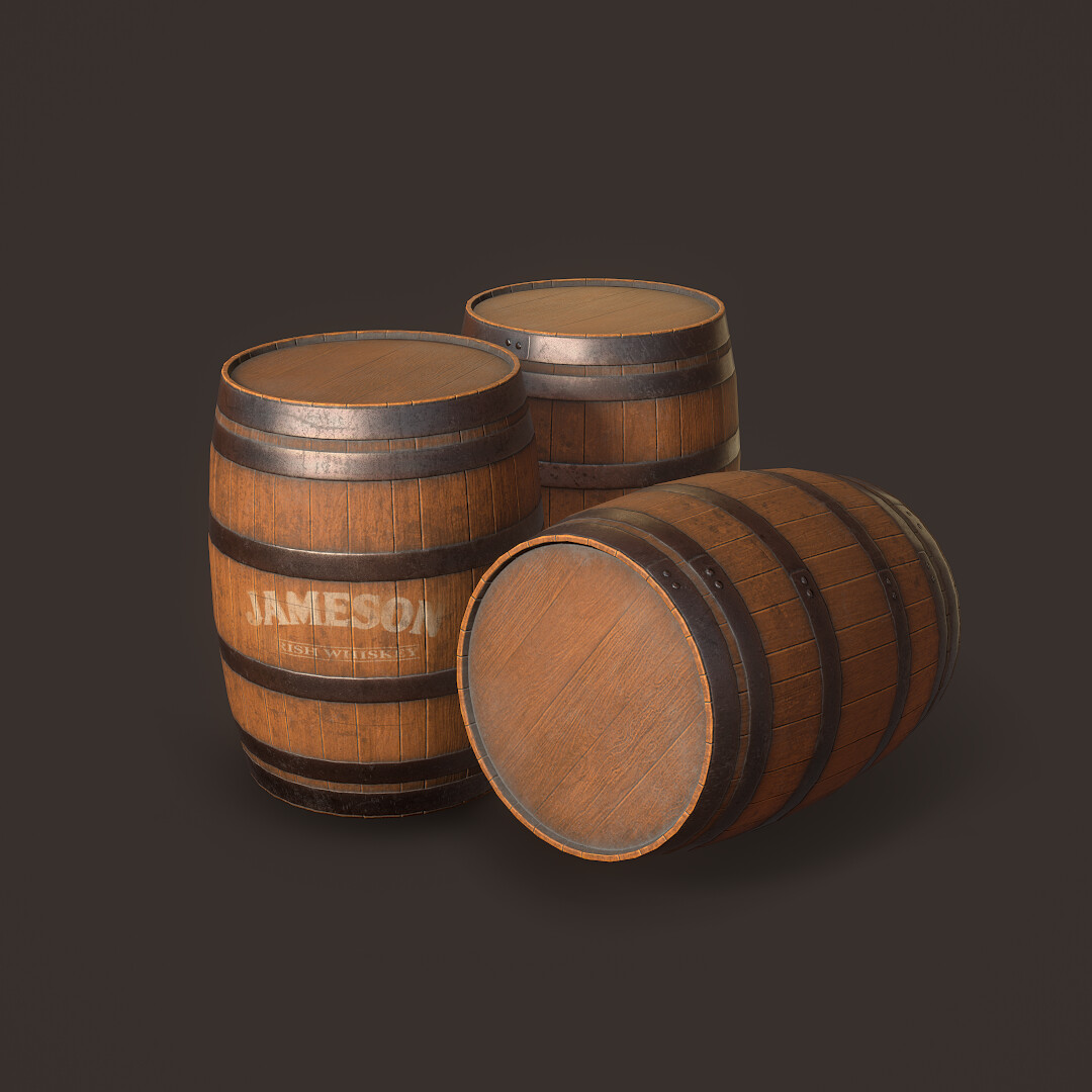 ArtStation - Jameson Whiskey Barrels