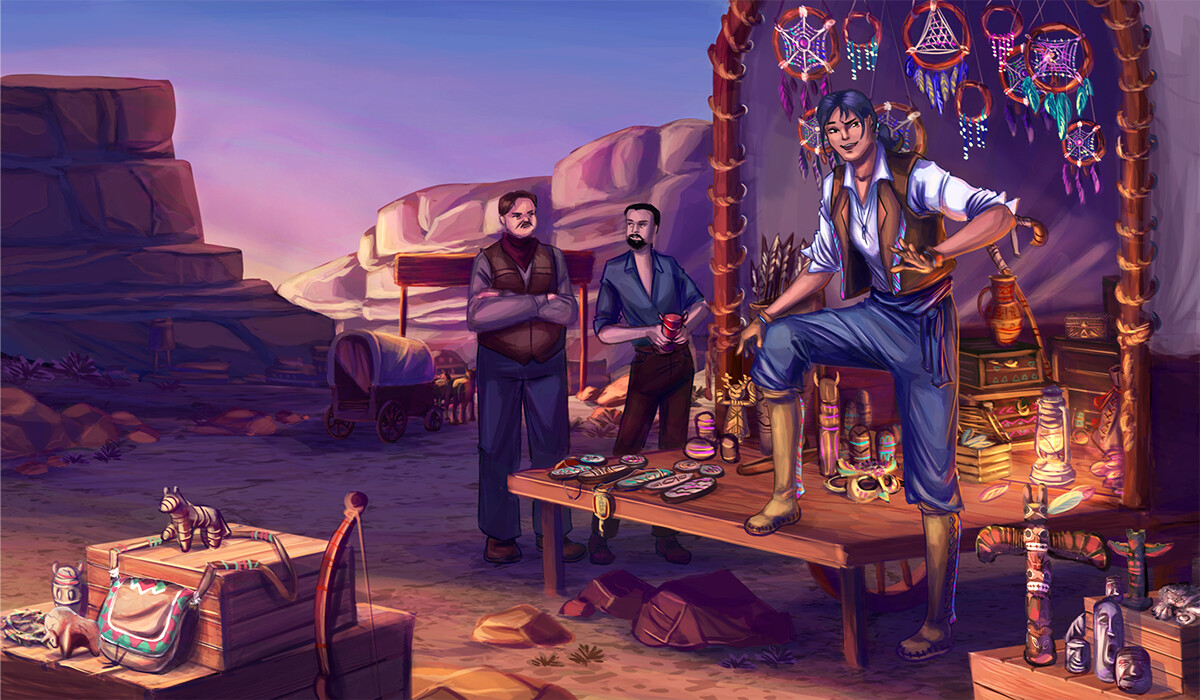 ArtStation - Loading screen of the Game