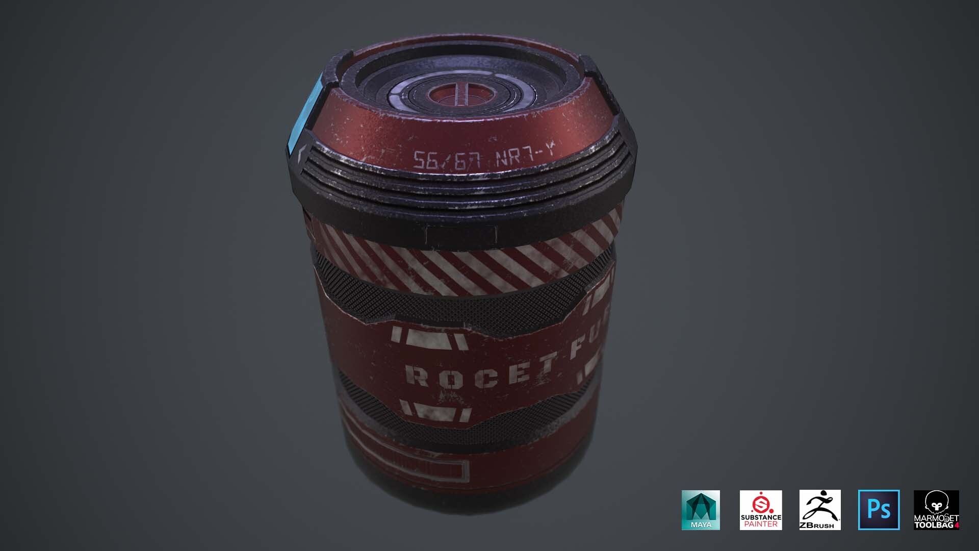 ArtStation - sci fi barrel