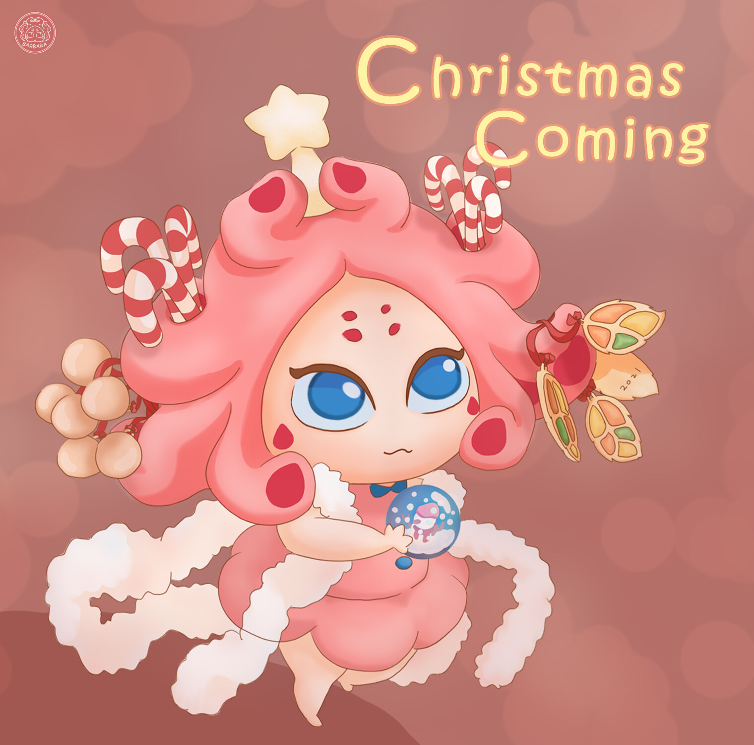 ArtStation - Oct Barbara for Christmas
