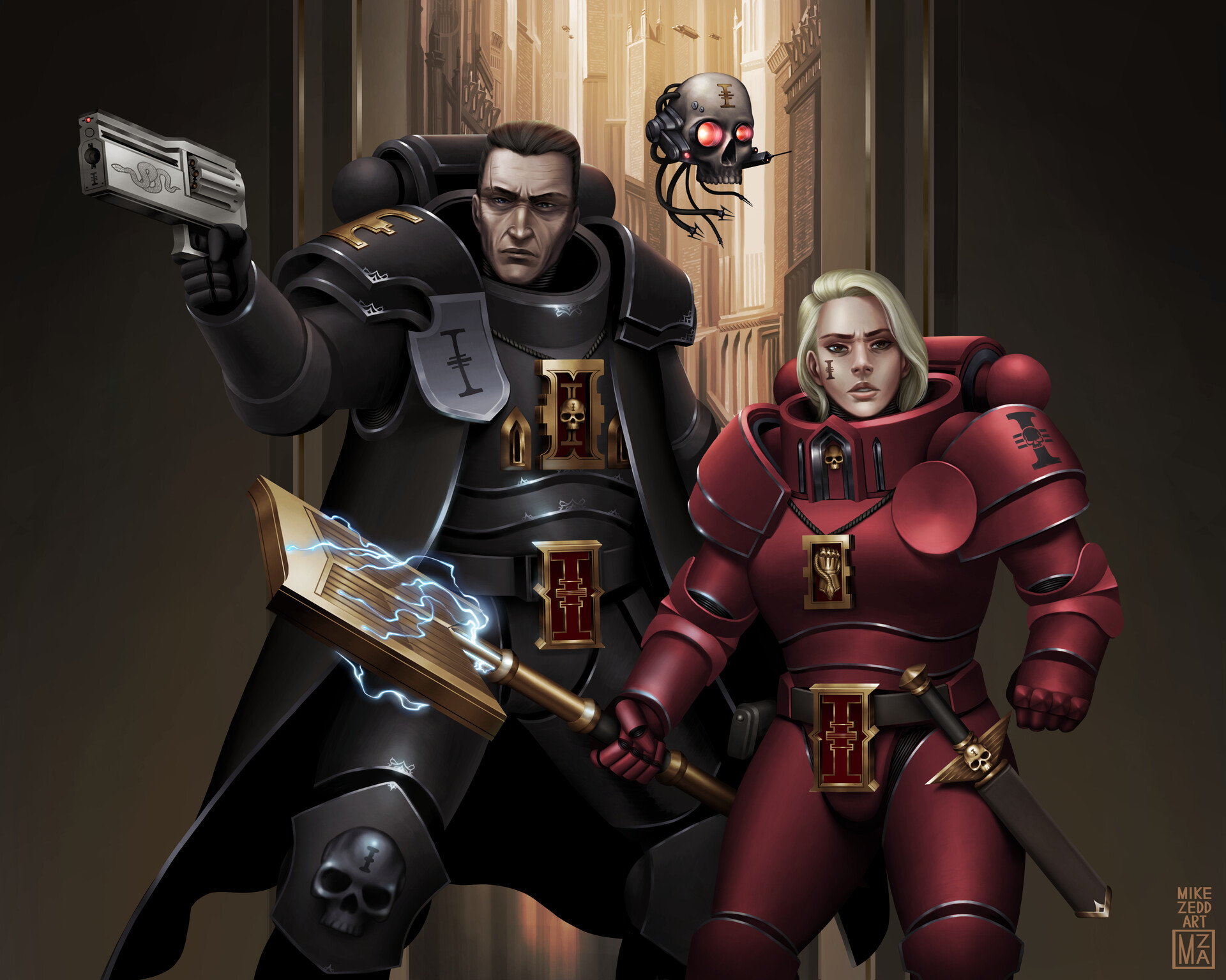ArtStation - Inquisitor Crowl and Interrogator Spinoza