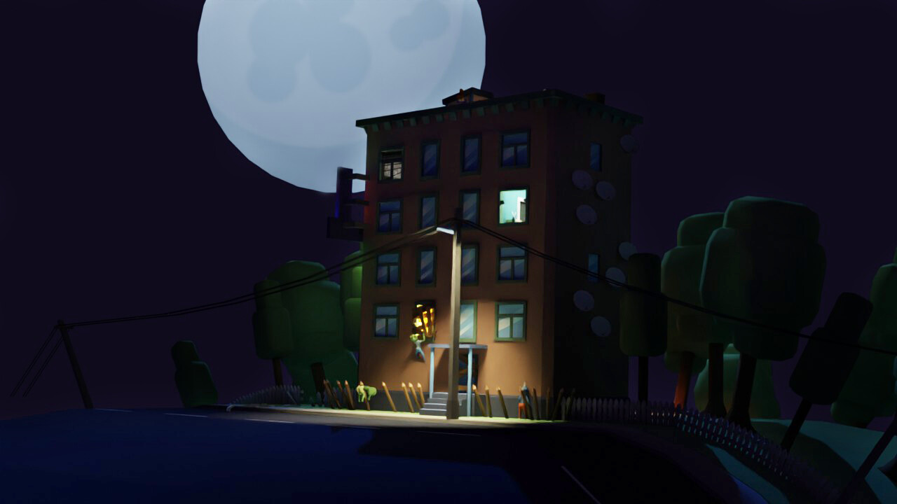 ArtStation - Zombie hotel