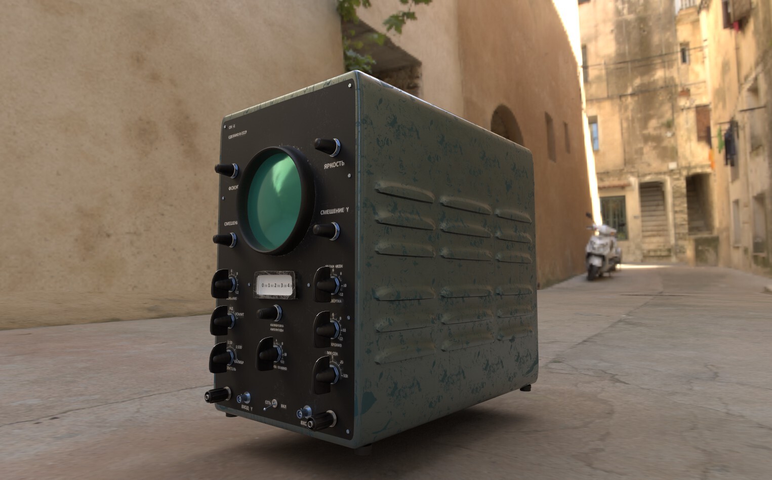 ArtStation - OLD LAMP OSCILLOGRAPH