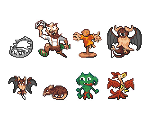 ArtStation - Monsters for Bitworld