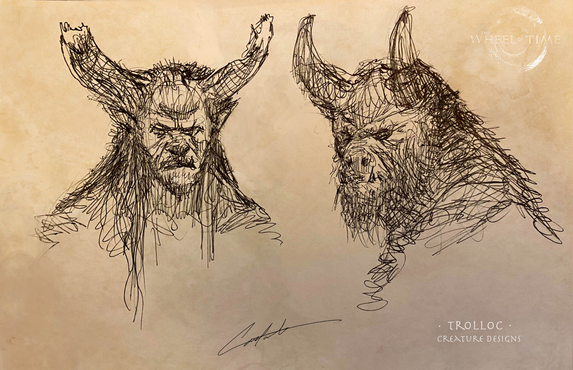 Constantine Sekeris - Wheel Of Time Trolloc Creature Designs