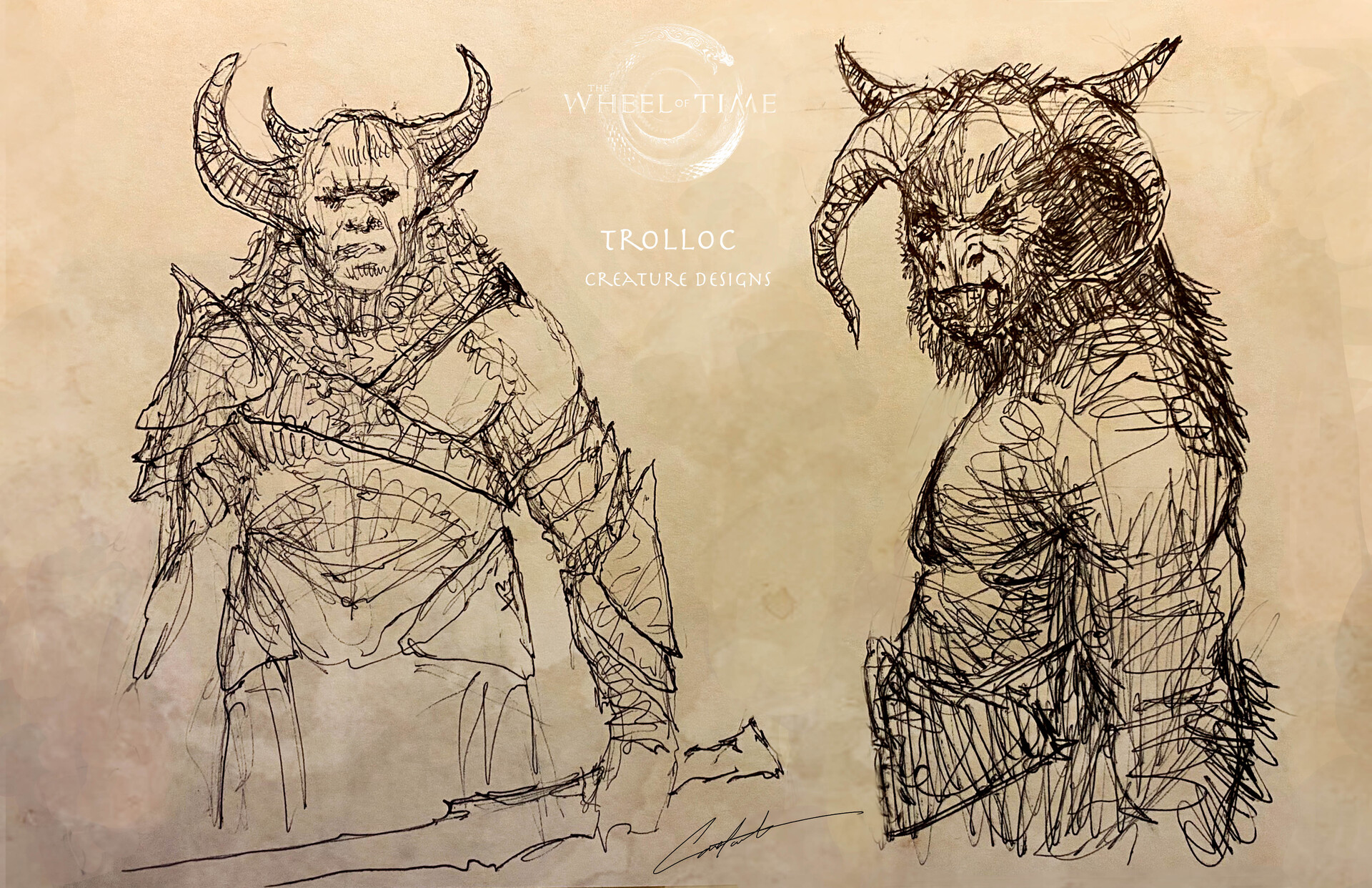 Constantine Sekeris - Wheel Of Time Trolloc Creature Designs