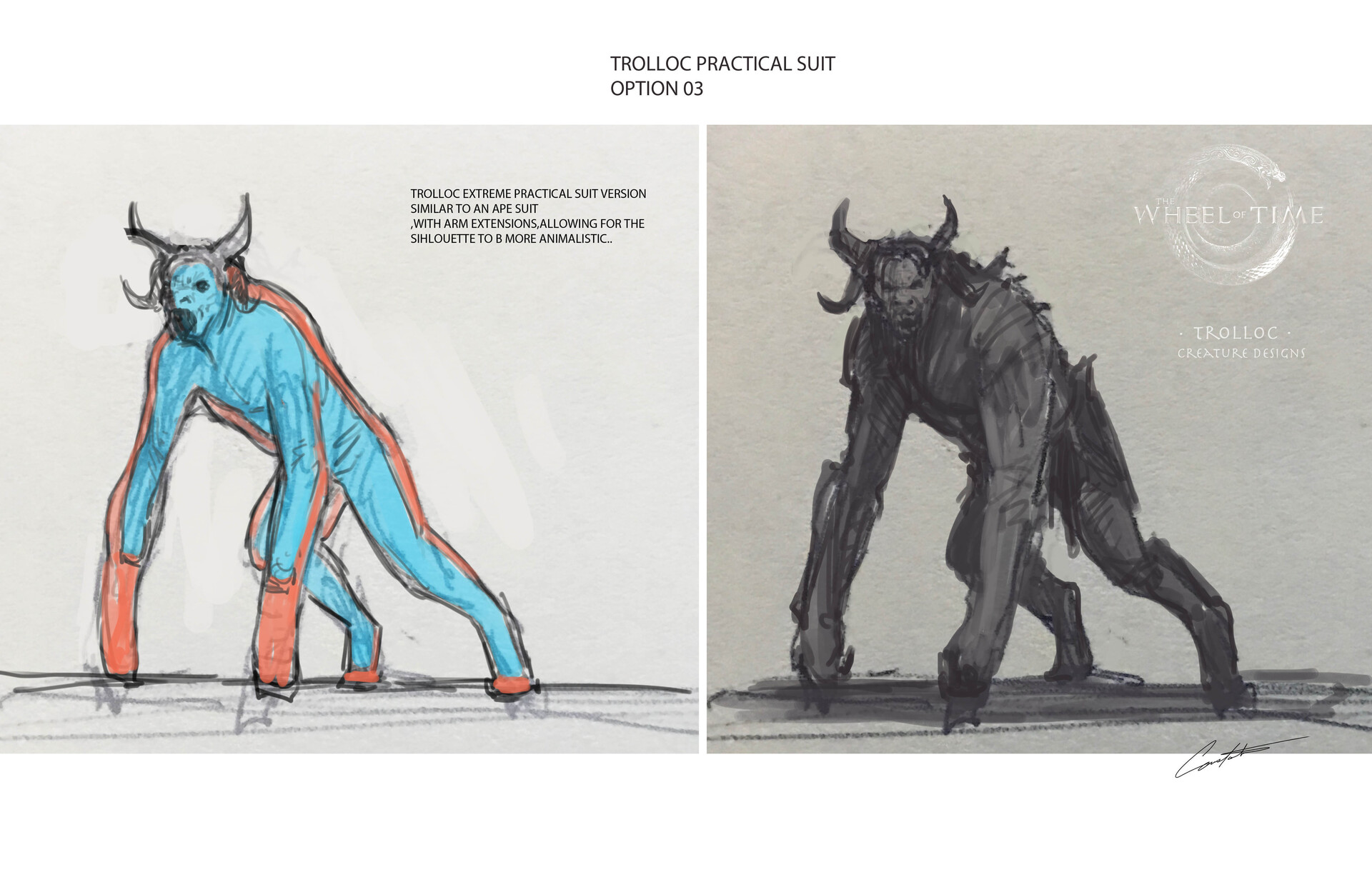 Constantine Sekeris - Wheel Of Time Trolloc Creature Designs