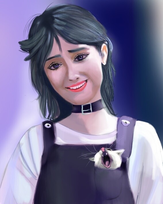 ArtStation - The smile cat