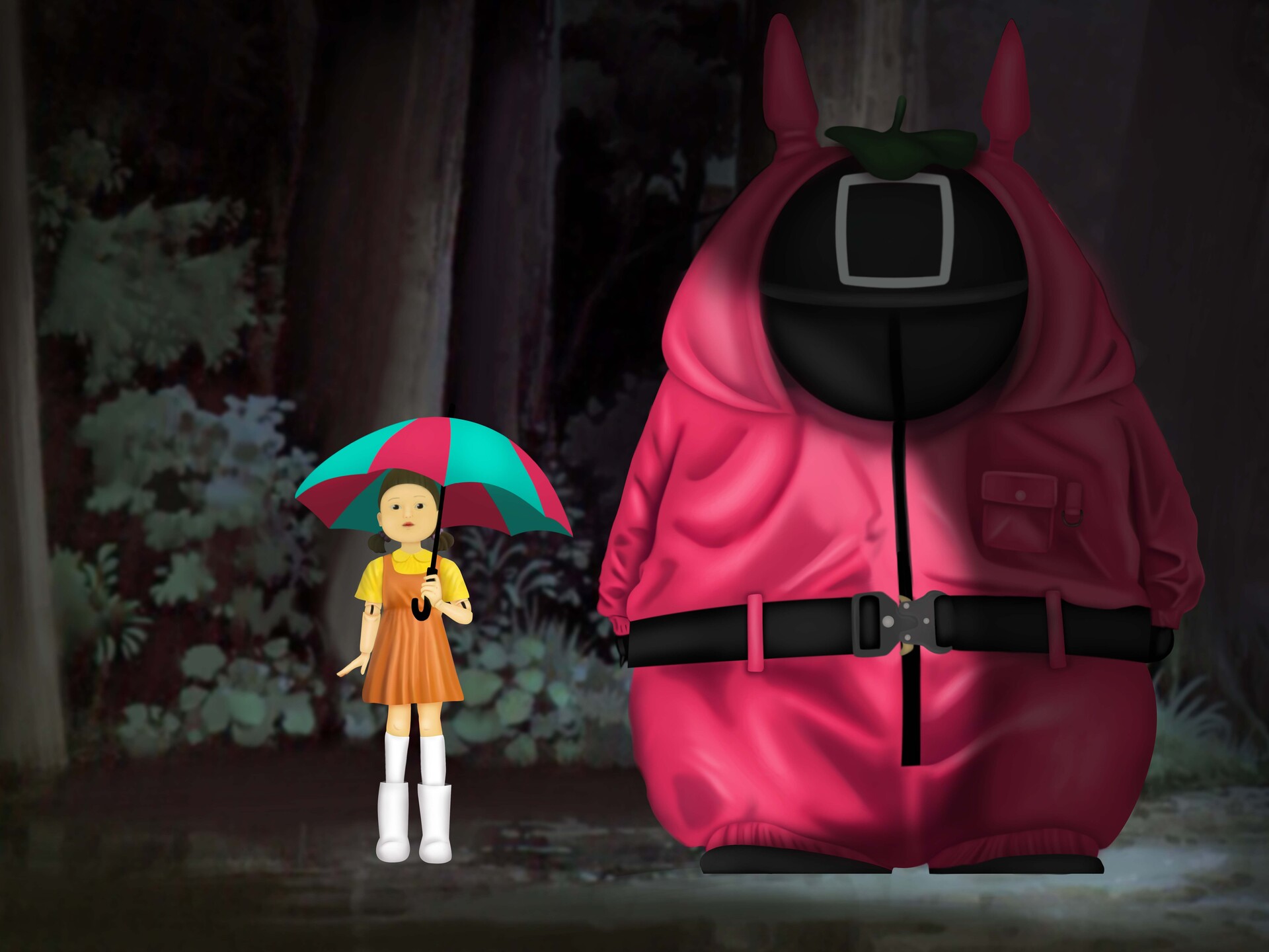 Letizia Marino - Squid game meets Totoro