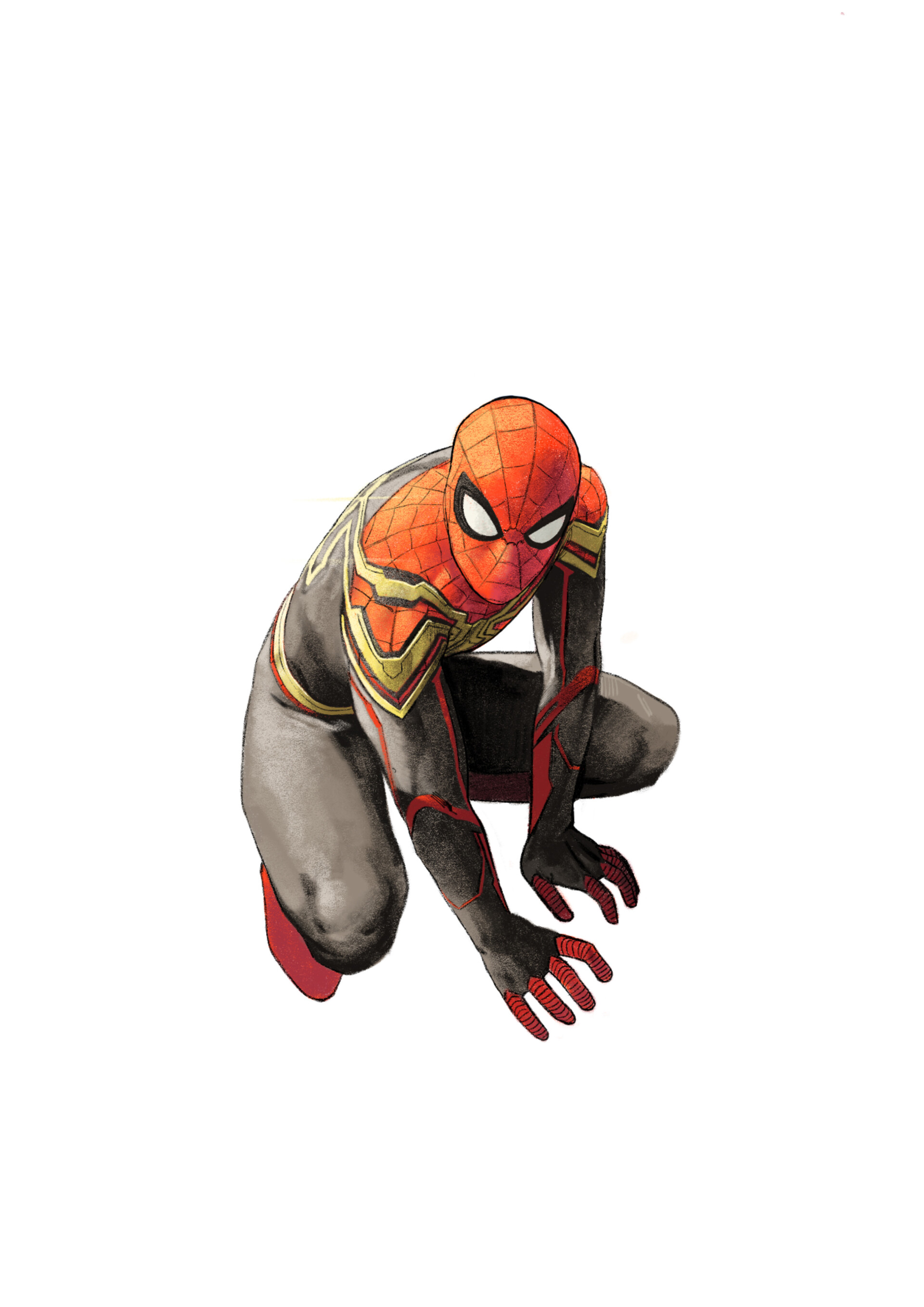 ArtStation - Spider man integrated suit