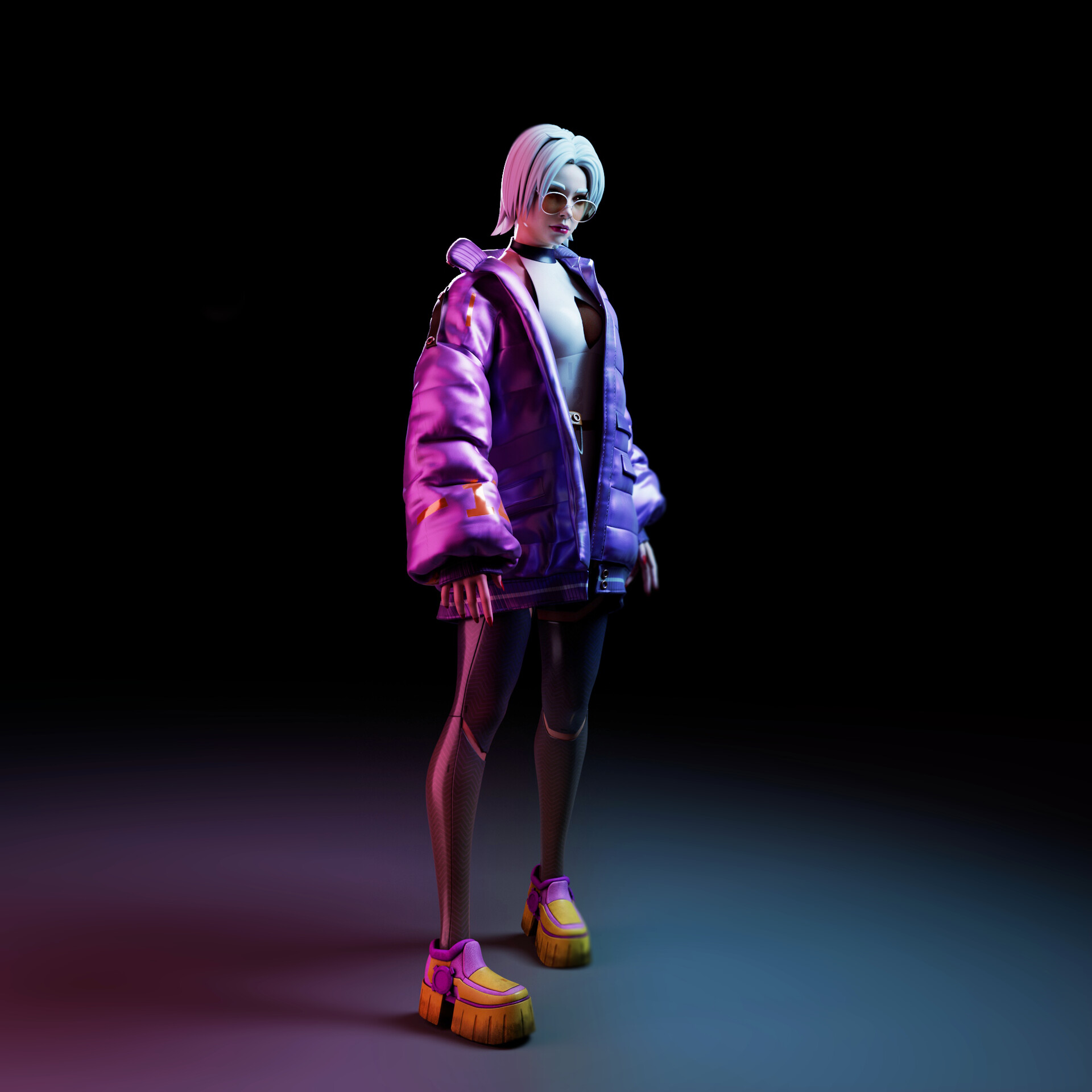 ArtStation - Cyber Girl