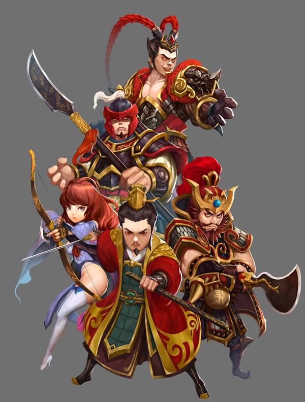 ArtStation - Romance of three kingdoms (2014)