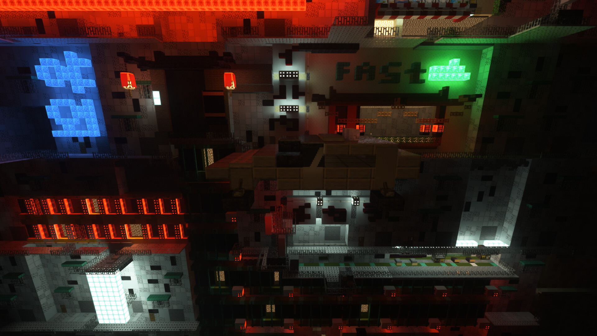 ArtStation - Minecraft Cyberpunk car by Terry