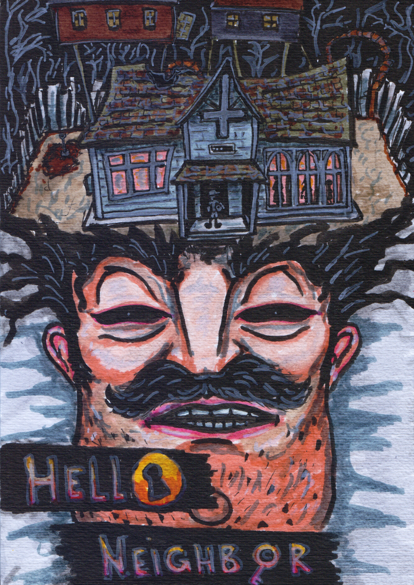 ArtStation - Hello Neighbor Fanart