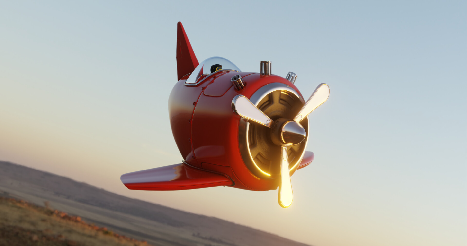 ArtStation - Stylized Aircraft