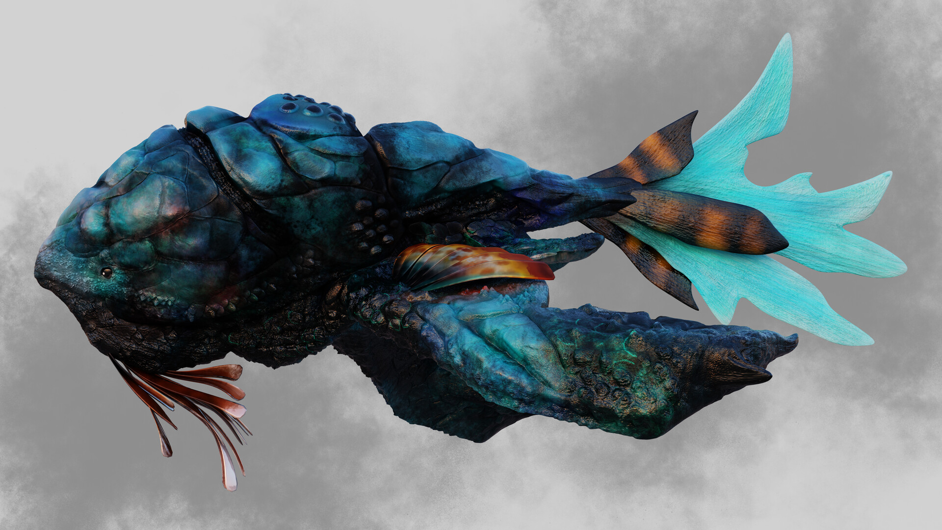 ArtStation - Turtle Fish