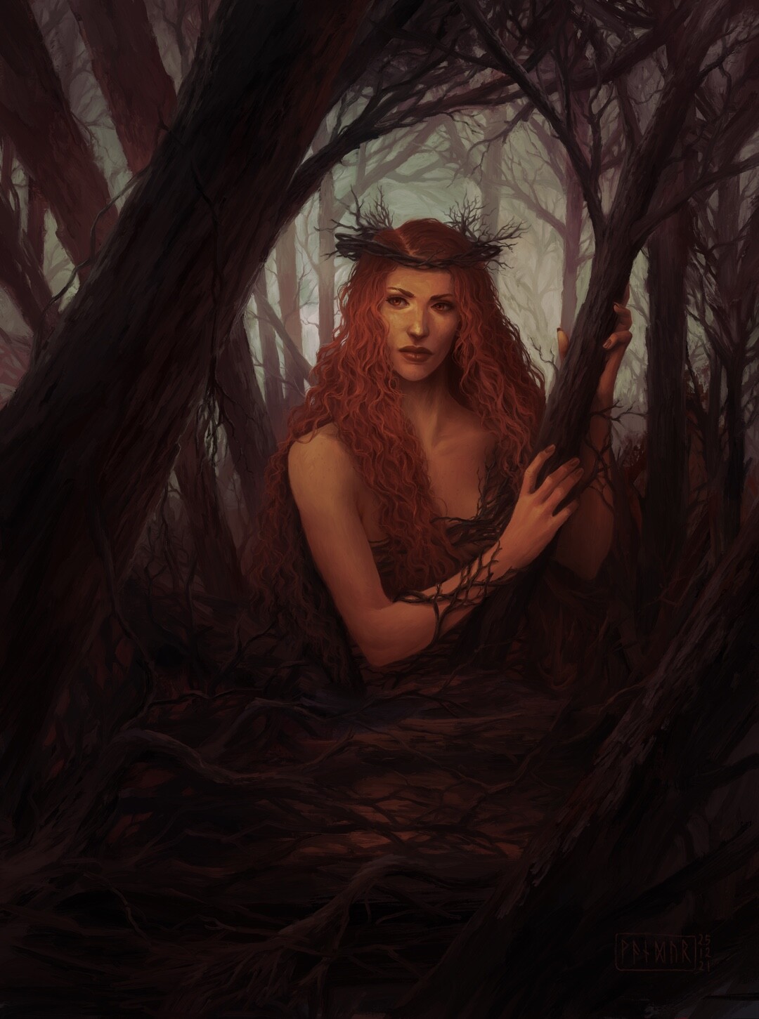 ArtStation - Lady Of The Forest