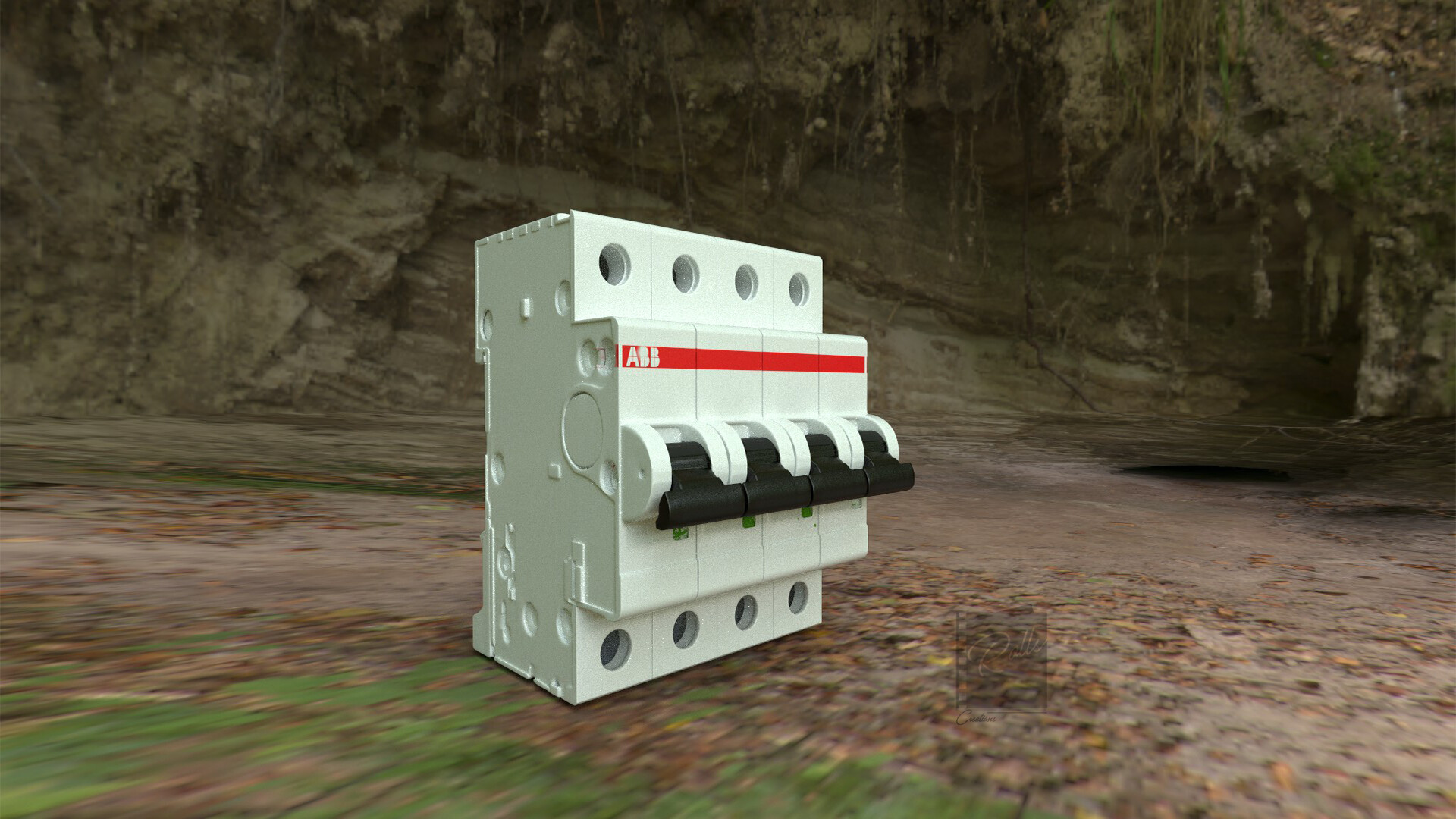 ArtStation - ABB Main Switch_3D model